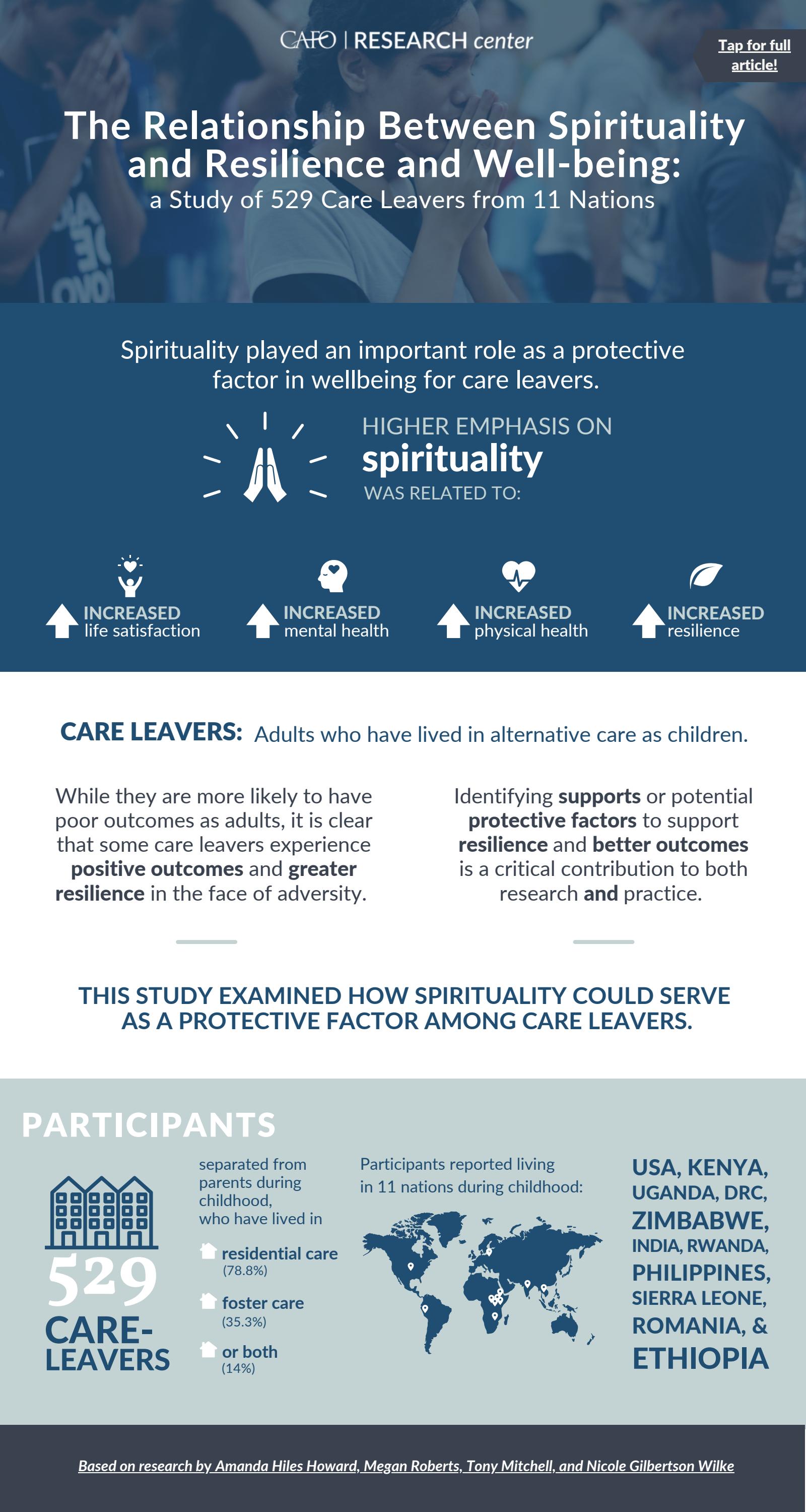 Center: Infographic: Relationship between Spirituality and Resilience ...