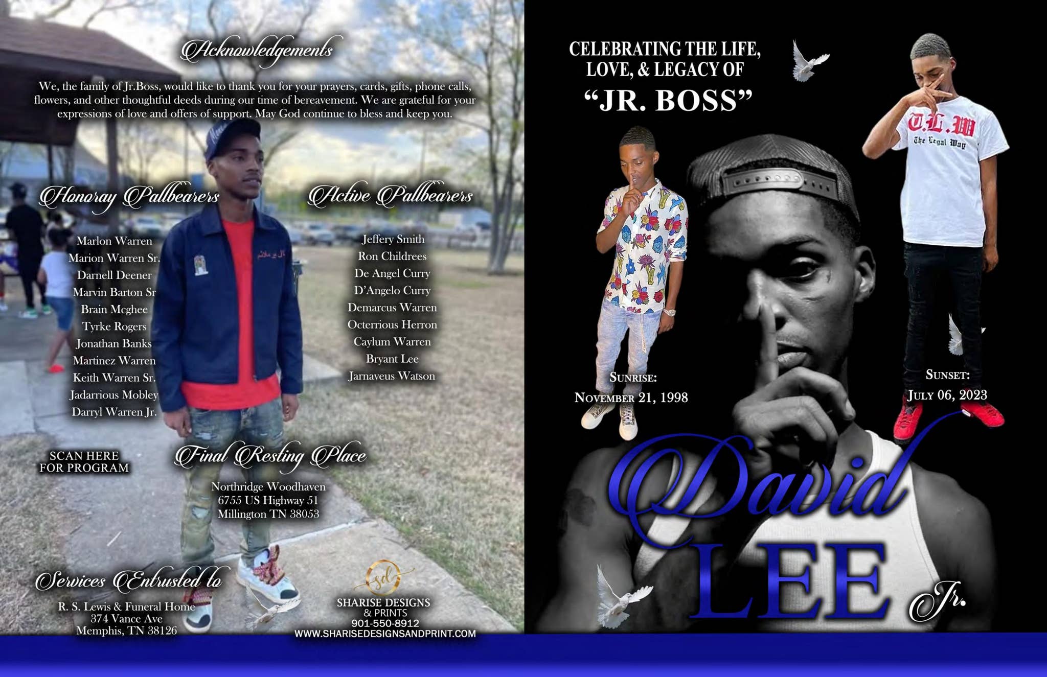 DAVID LEE JR. - "JR.BOSS" by Sharise Designs - Issuu