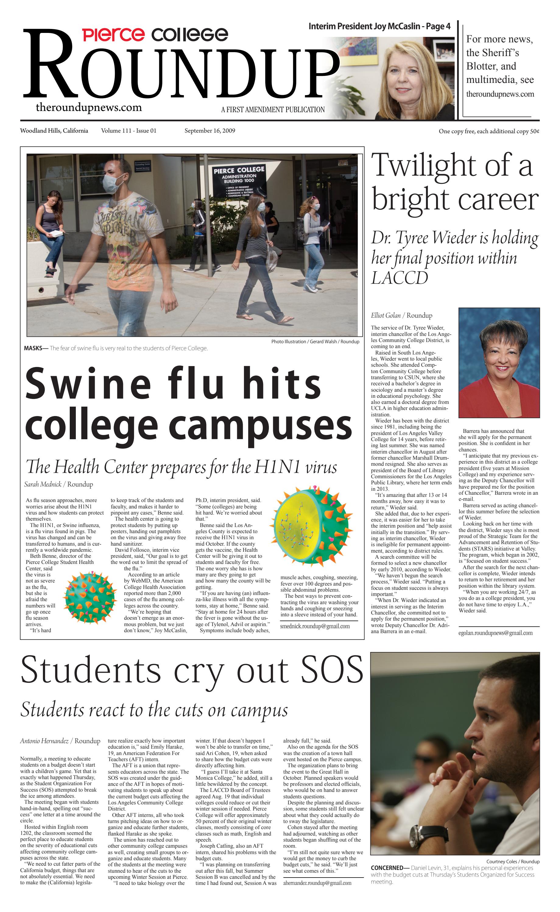 Volume 111 Fall 2009 Roundup Issue 1 by Pierce College Publications - Issuu