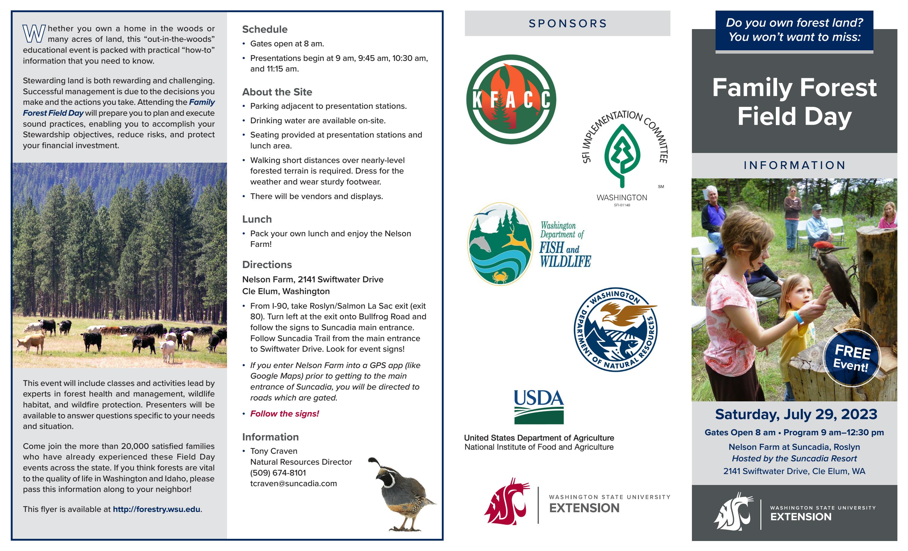 Suncadia - Forestry Field Day July 29, 2023 by Suncadia Resort - Issuu