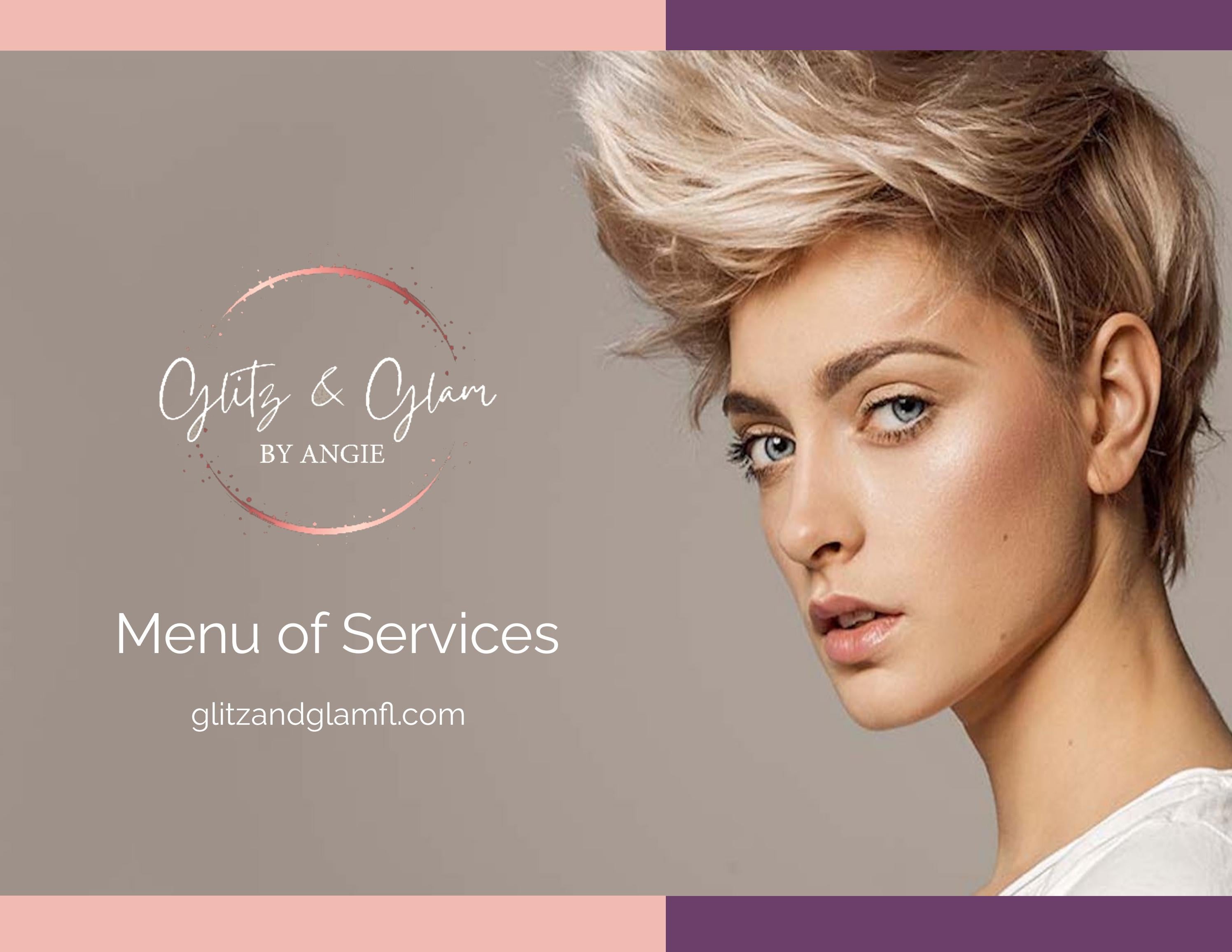Glitz & Glam Menu of Services by wickedbranding - Issuu