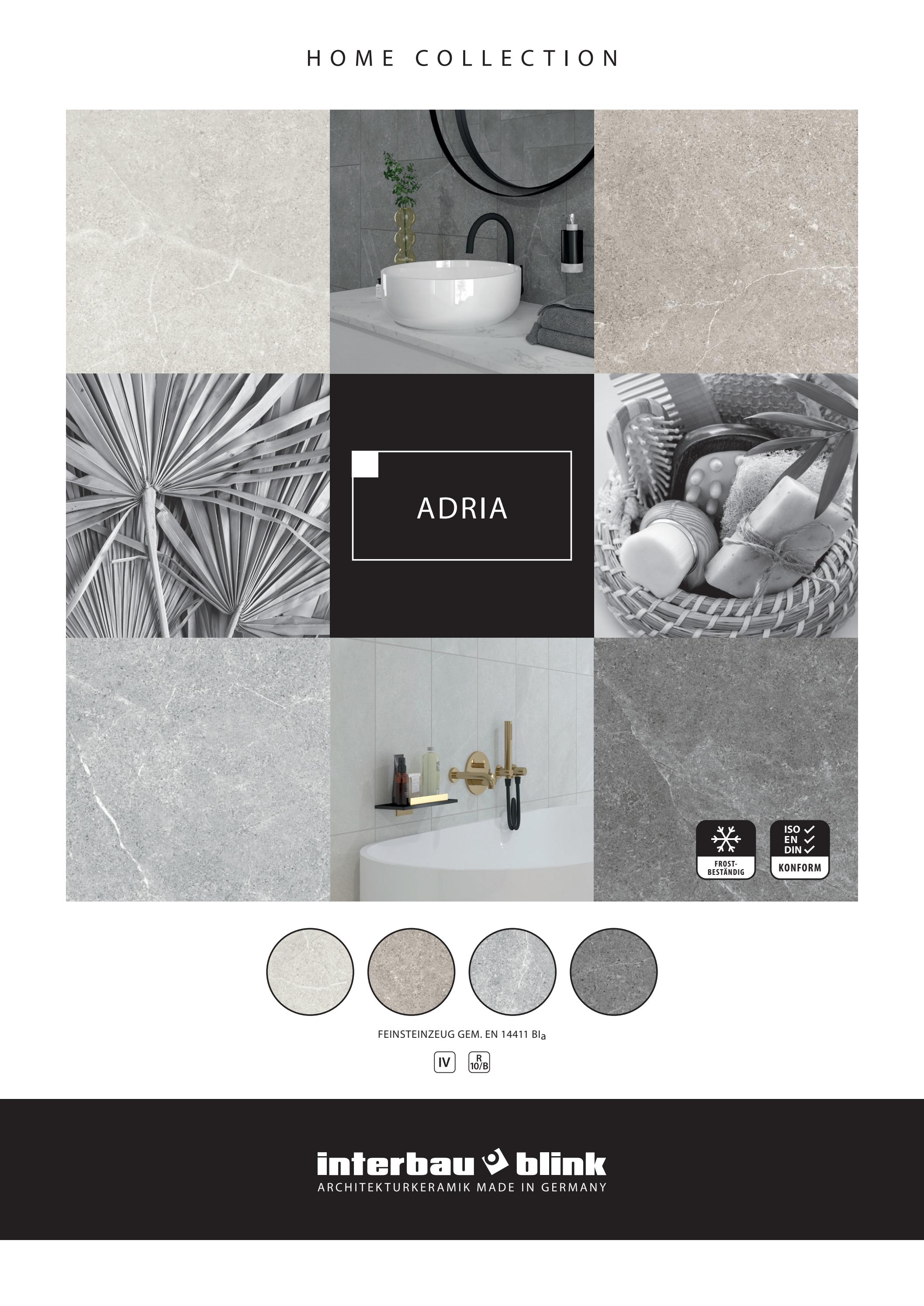 Home Collection ADRIA | Interbau- Blink on by interbau_blink - Issuu