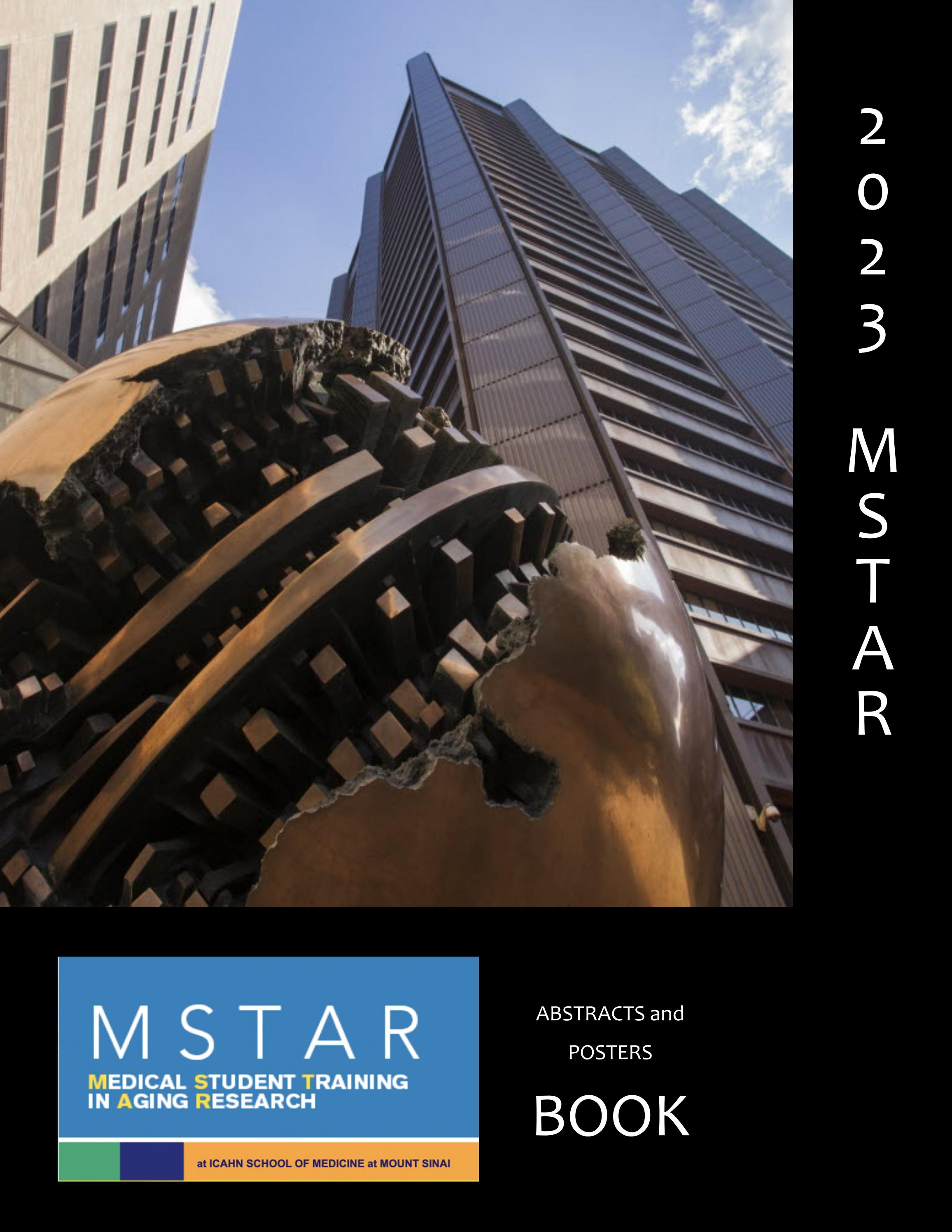 2023 MSTAR Program - Abstract and Poster Book by MSTAR@ISMMS - Issuu