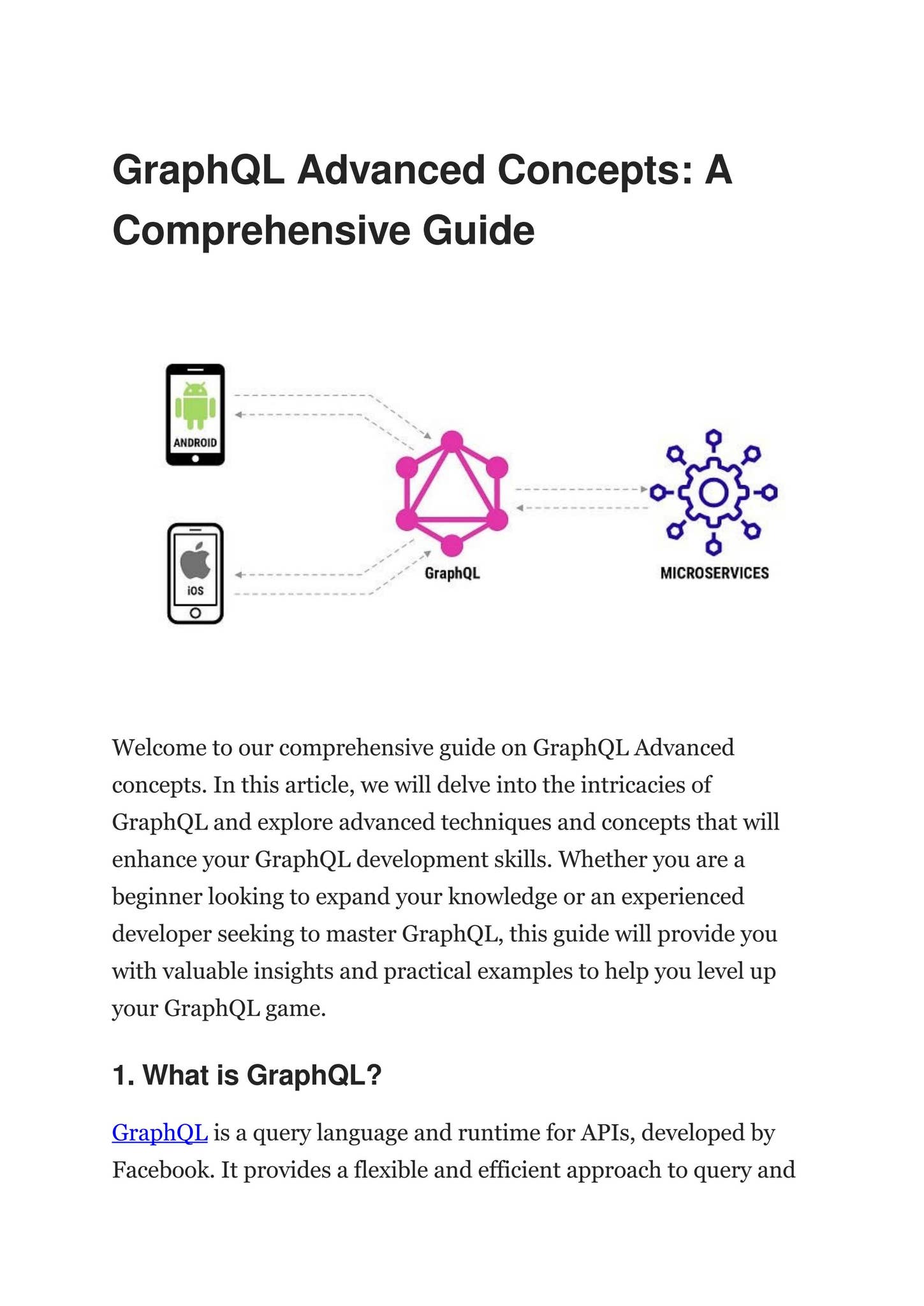 GraphQL Advanced Concepts A Comprehensive Guide by Jimcarter123 - Issuu