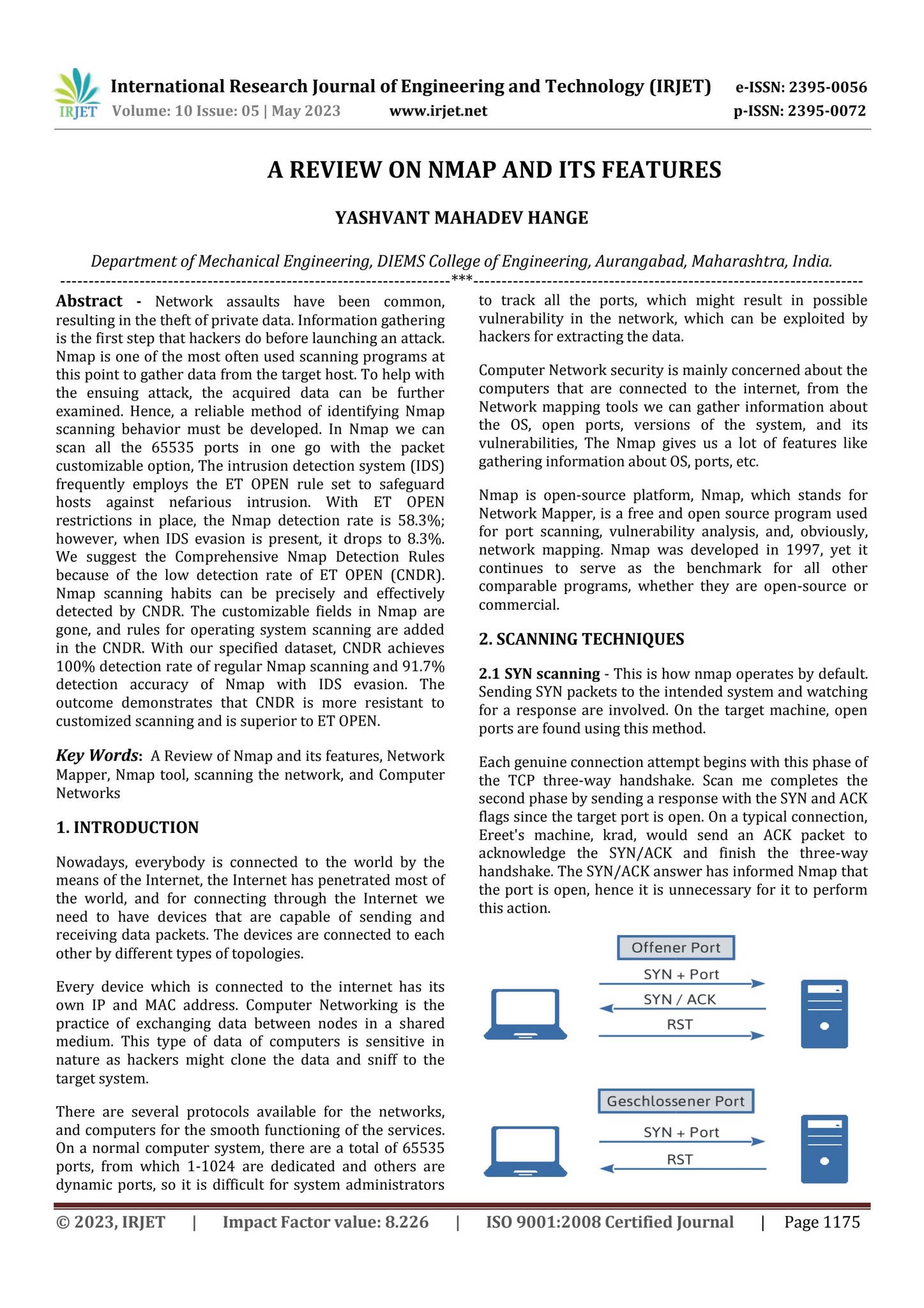 A REVIEW ON NMAP AND ITS FEATURES by IRJET Journal - Issuu