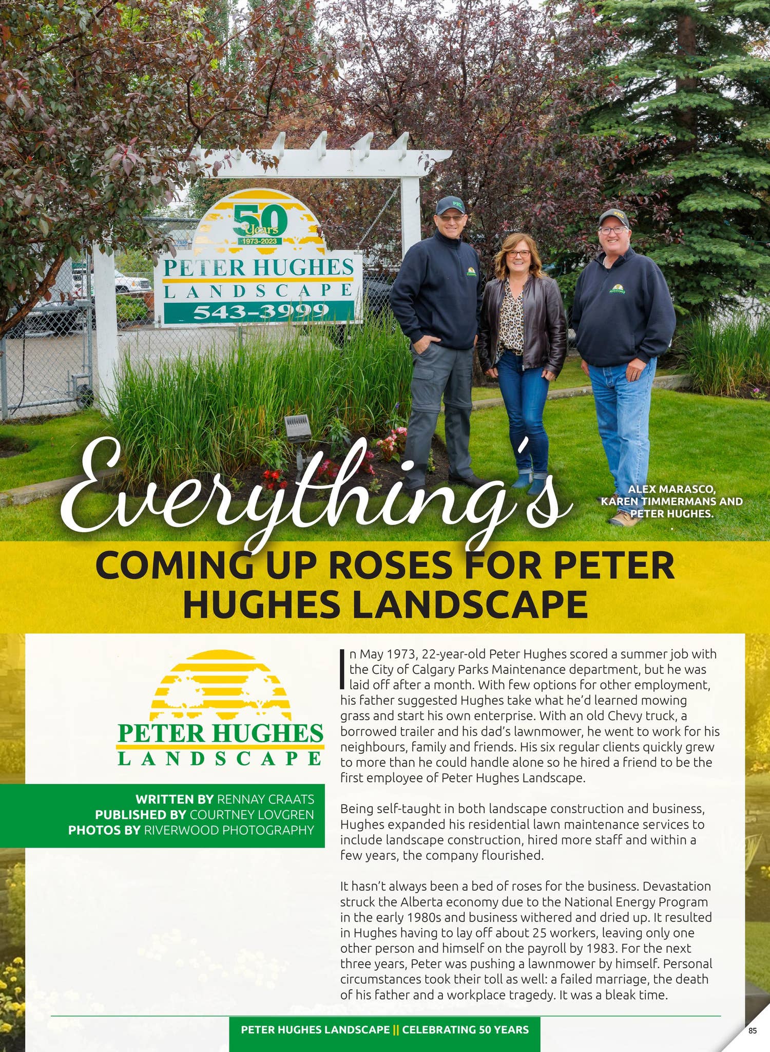 Peter Hughes Landscape - Celebrating 50 Years by Business in Calgary ...