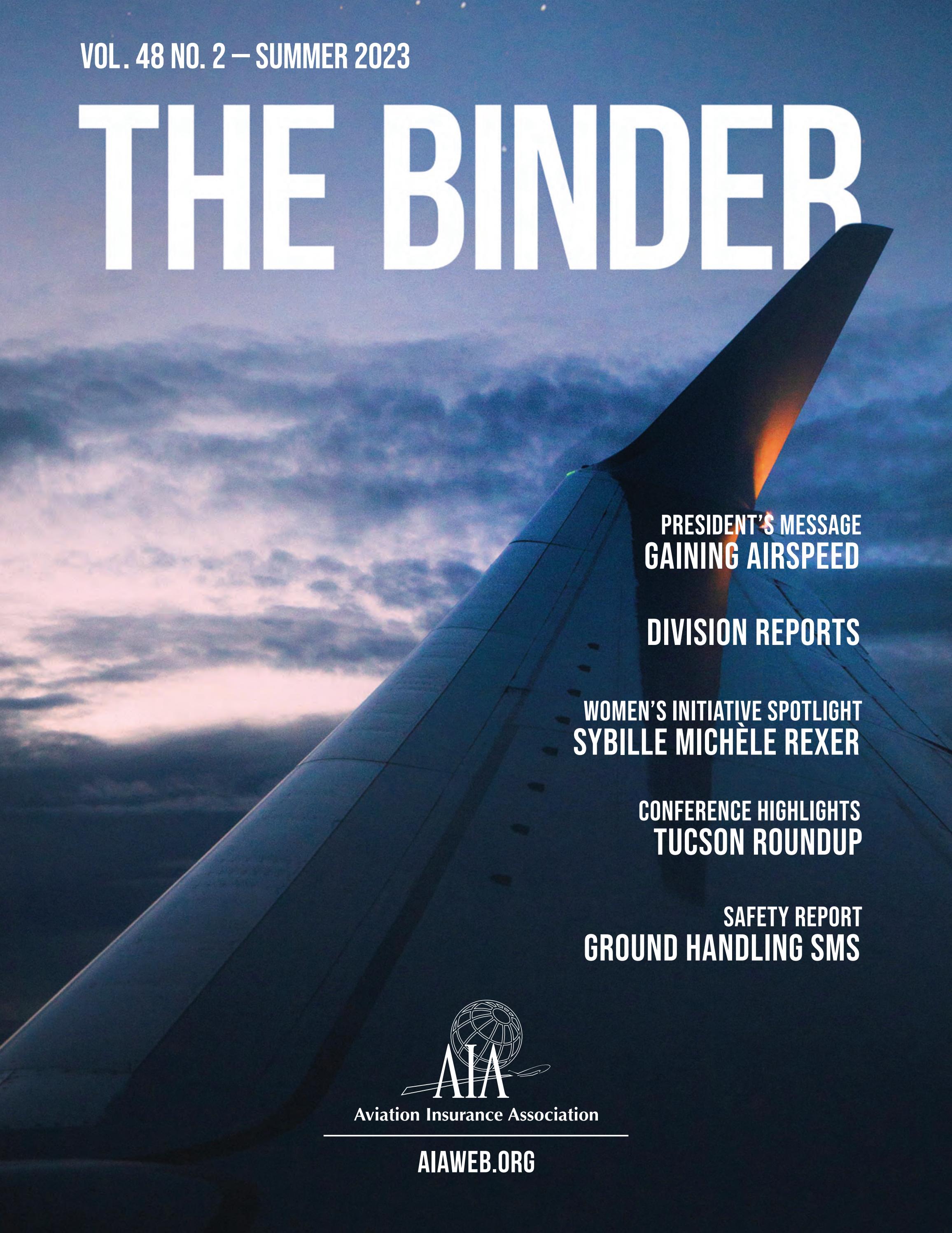 The Binder - Summer 2023 by Aviation Insurance Association - Issuu