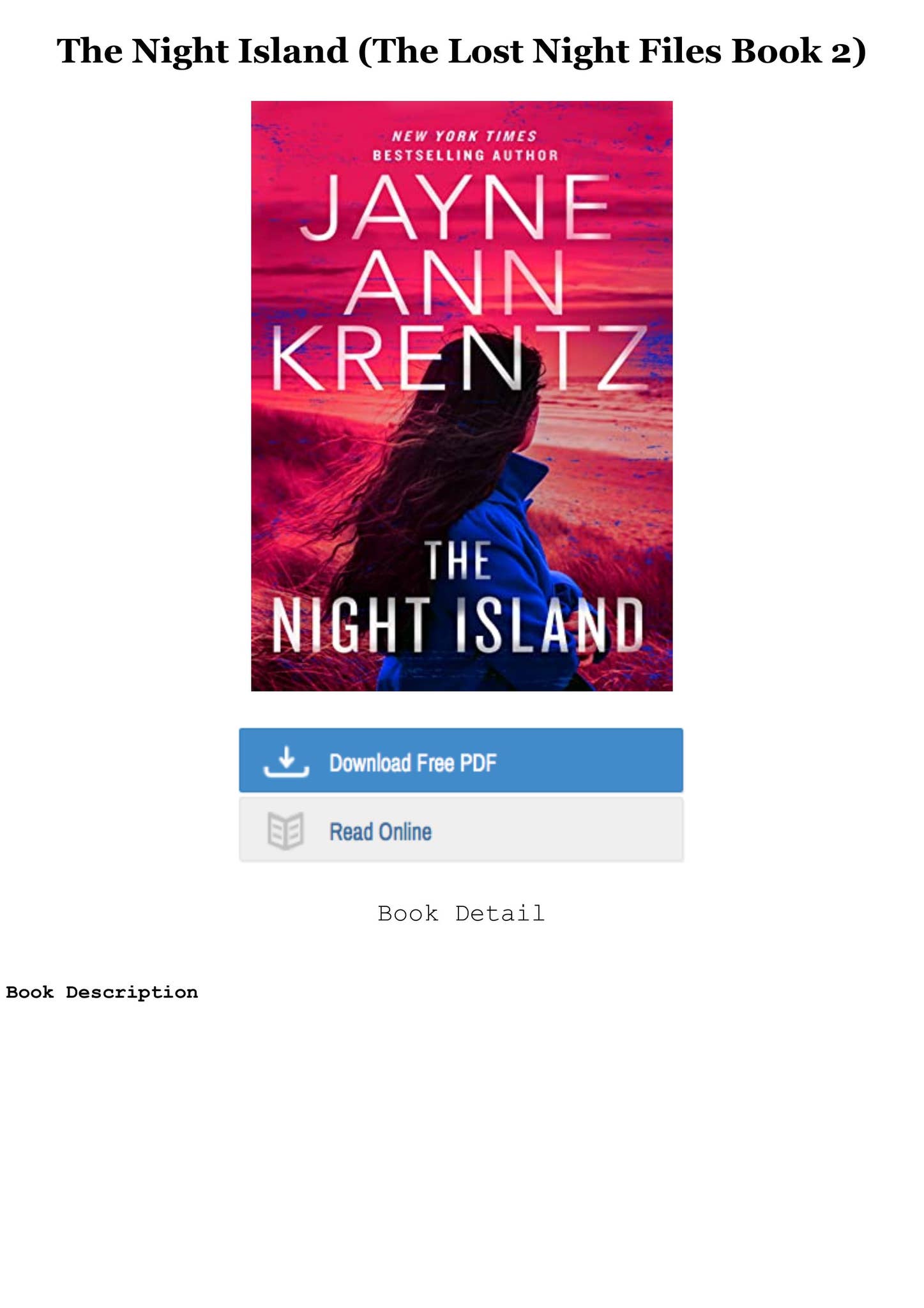 PDF DOWNLOAD The Night Island (The Lost Night Files Book 2) Full PDF ...
