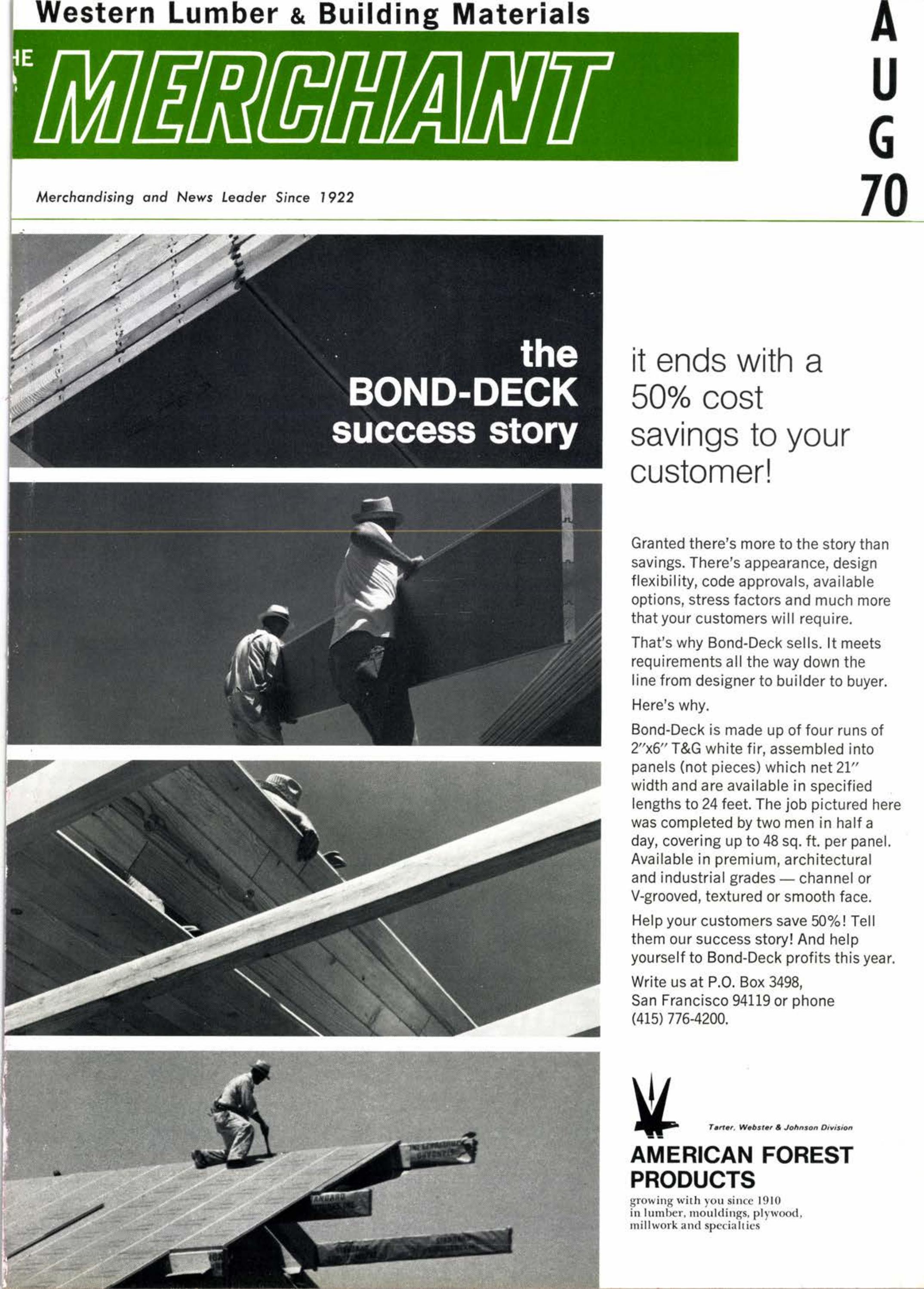 Merchant Magazine - August 1970 by 526 Media Group - Issuu