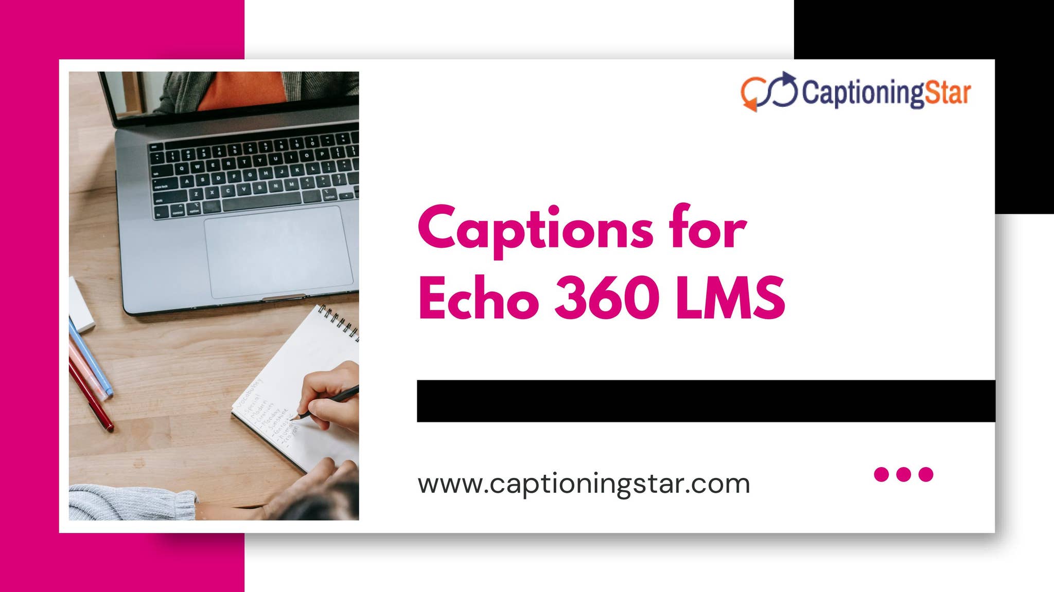 Captions for echo360 LMS by captioning star - Issuu