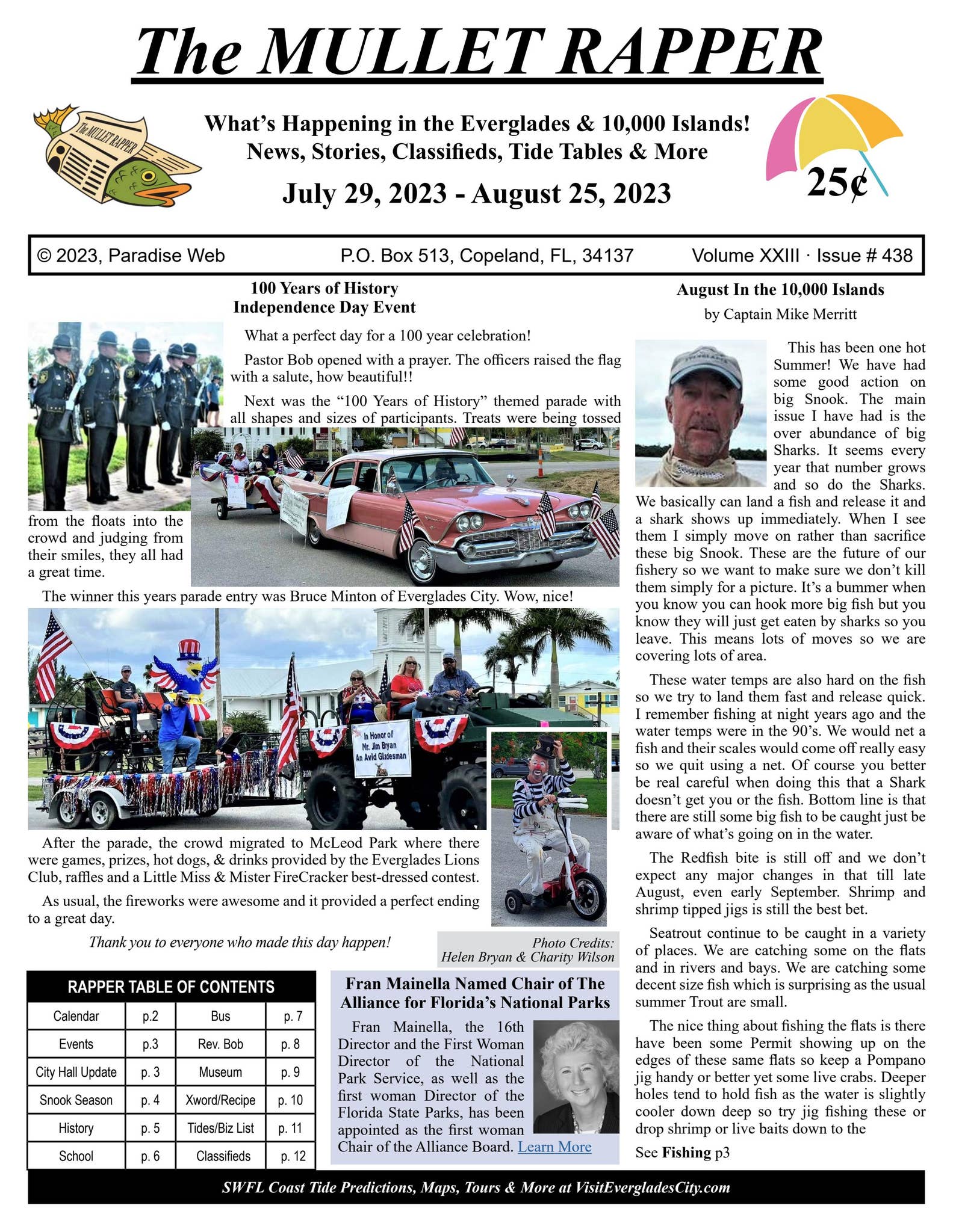The Mullet Rapper, July 29, 2023 Issue #438 by Paradise Web - Issuu