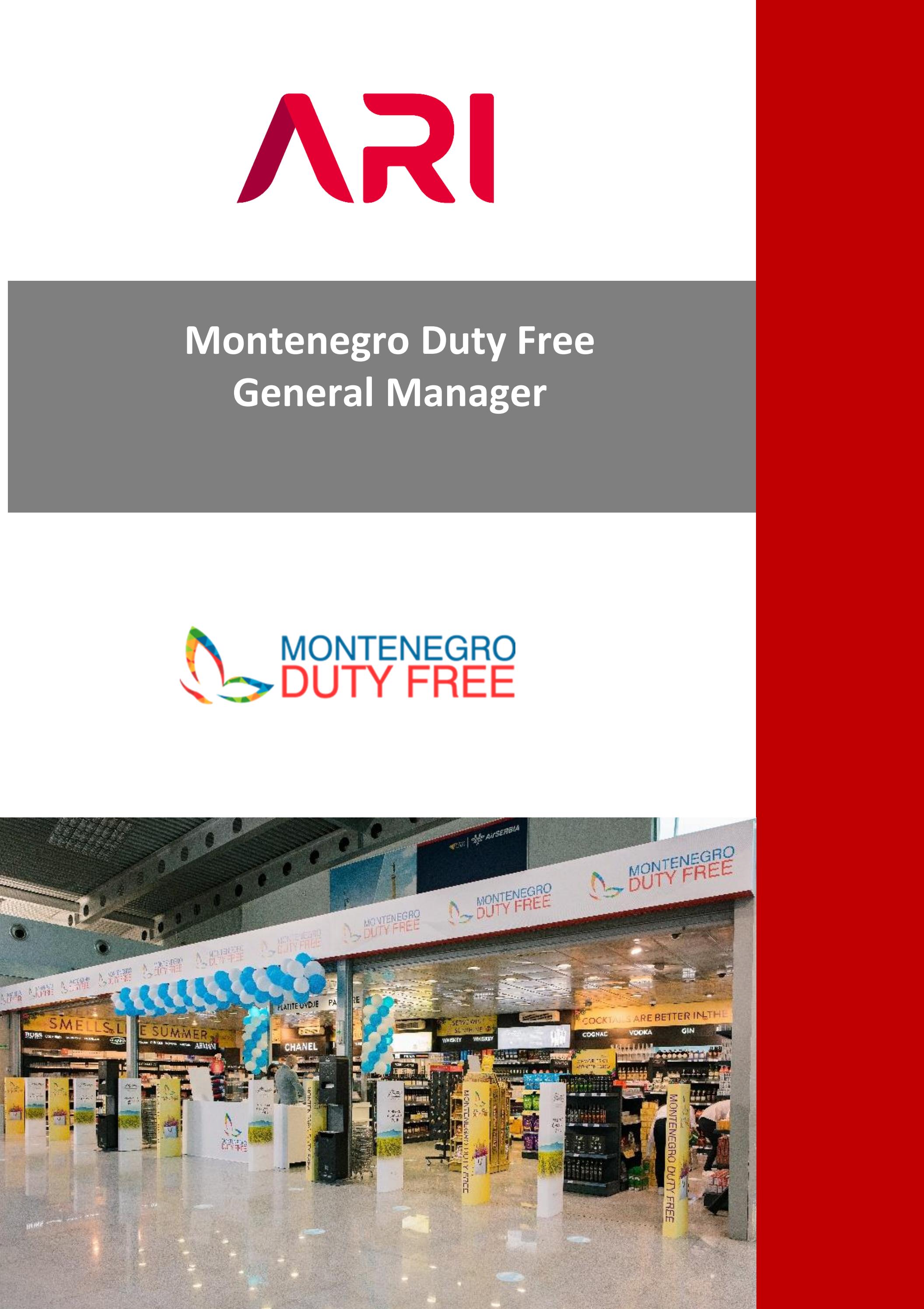Montenegro Duty Free Job Spec by daa Comms - Issuu