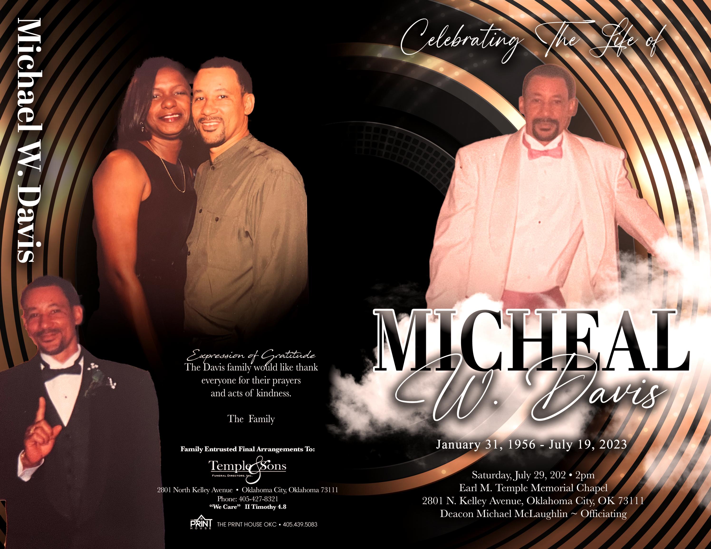 Michael Davis Program by The Print House - Issuu