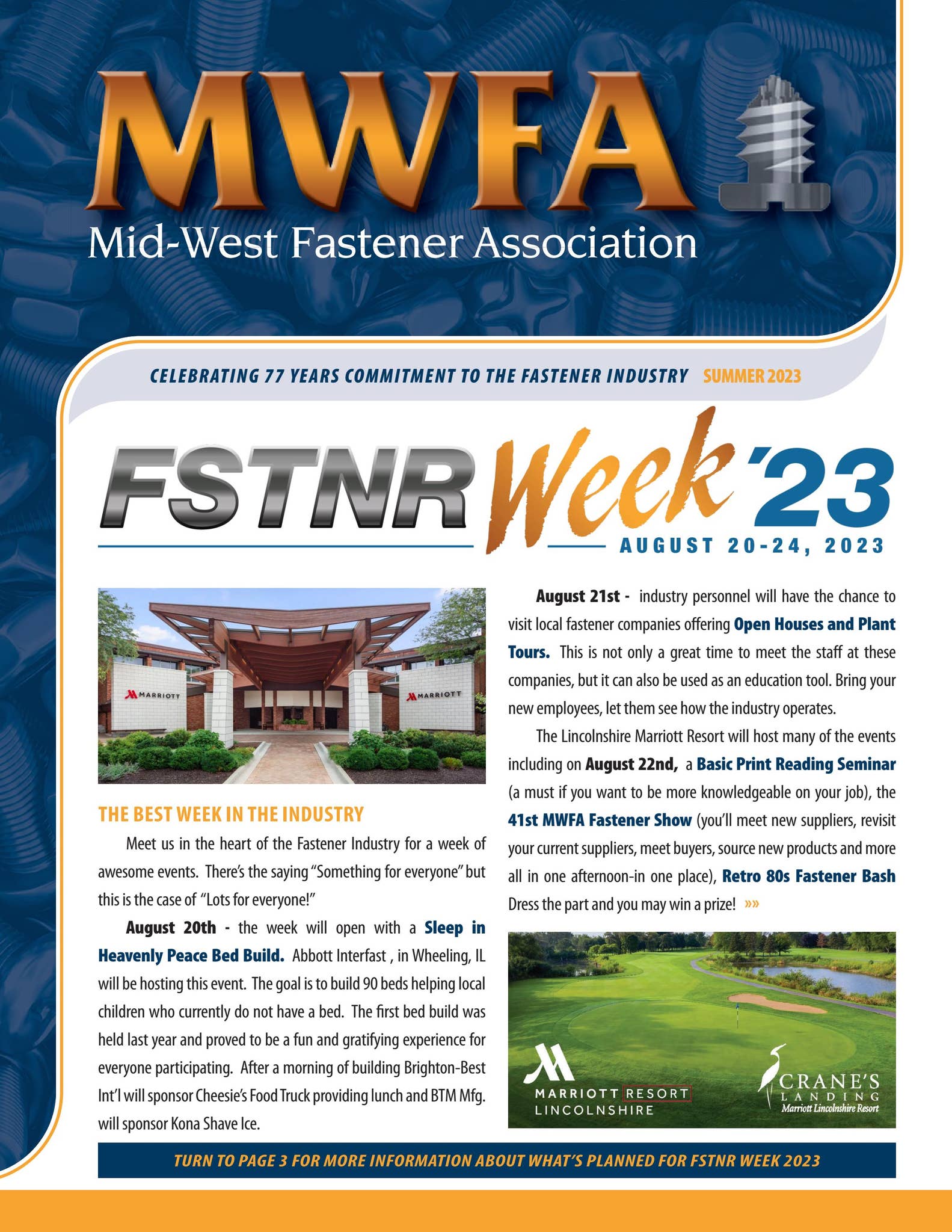 Mid-West Fastener Association | Summer 2023 Newsletter by Graphika Creative - Issuu