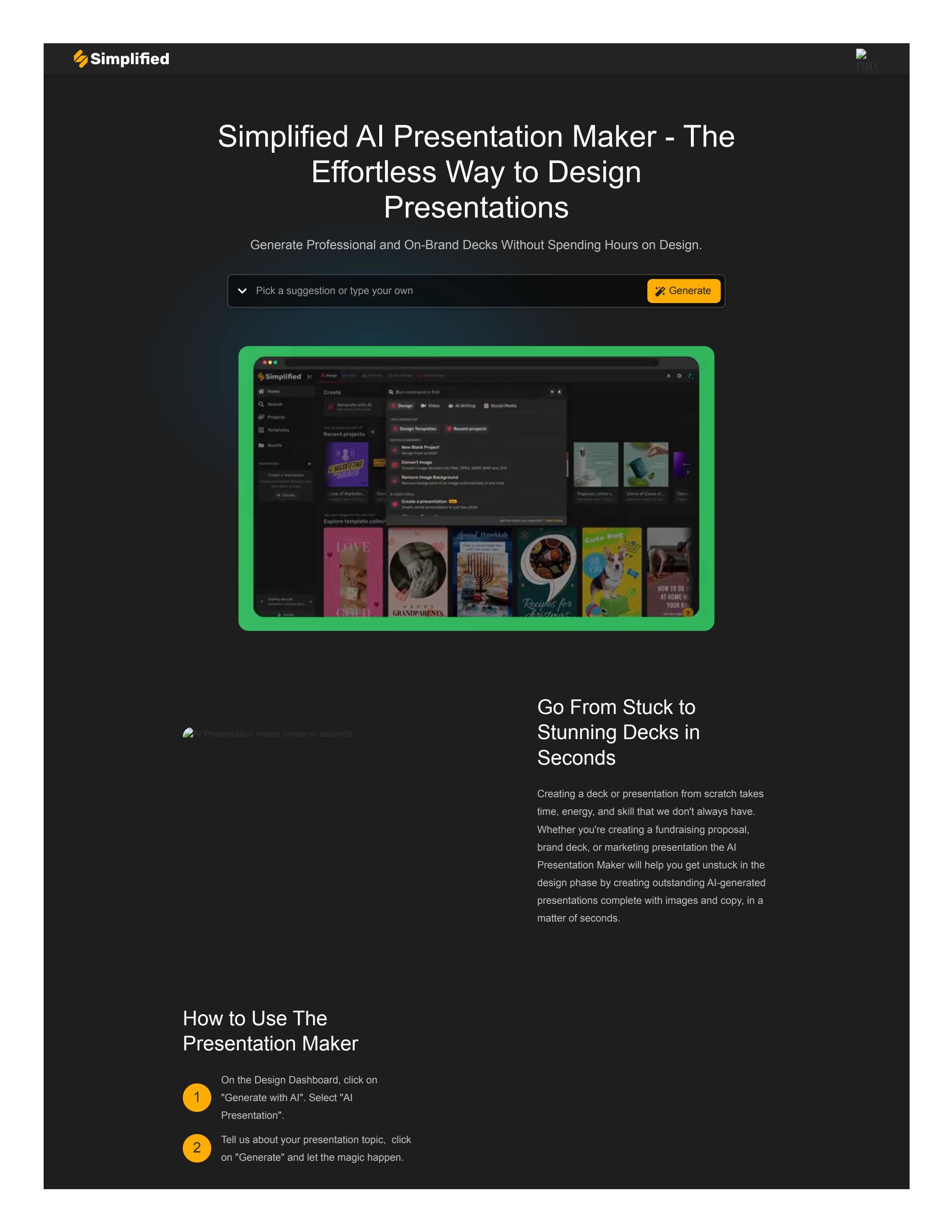 Let AI Take the Wheel: Create Visual Stunning Presentations in Seconds by Presentationmaker - Issuu