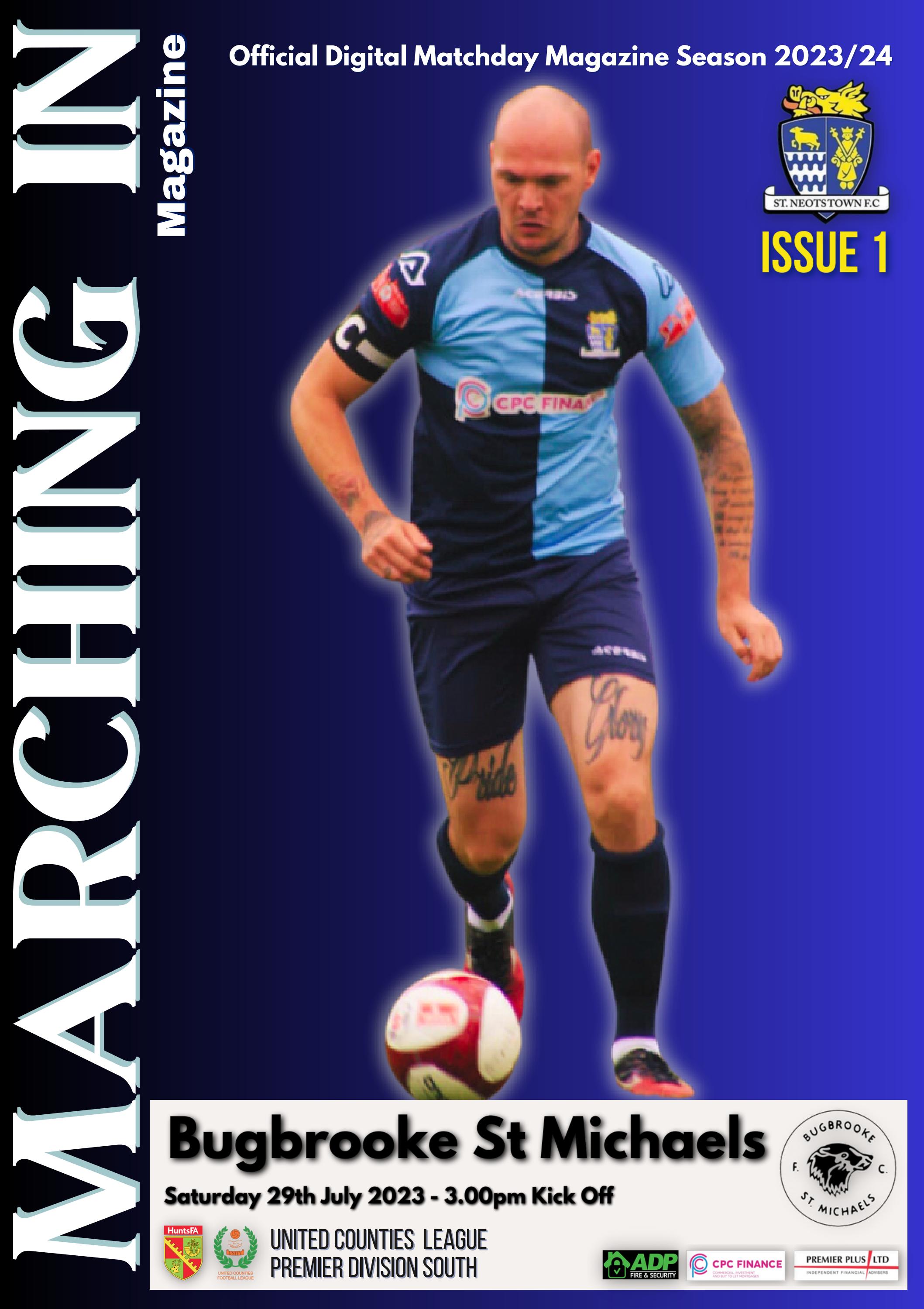 2023/24 - Issue One - Bugbrooke St Michaels by St Neots Town Football ...