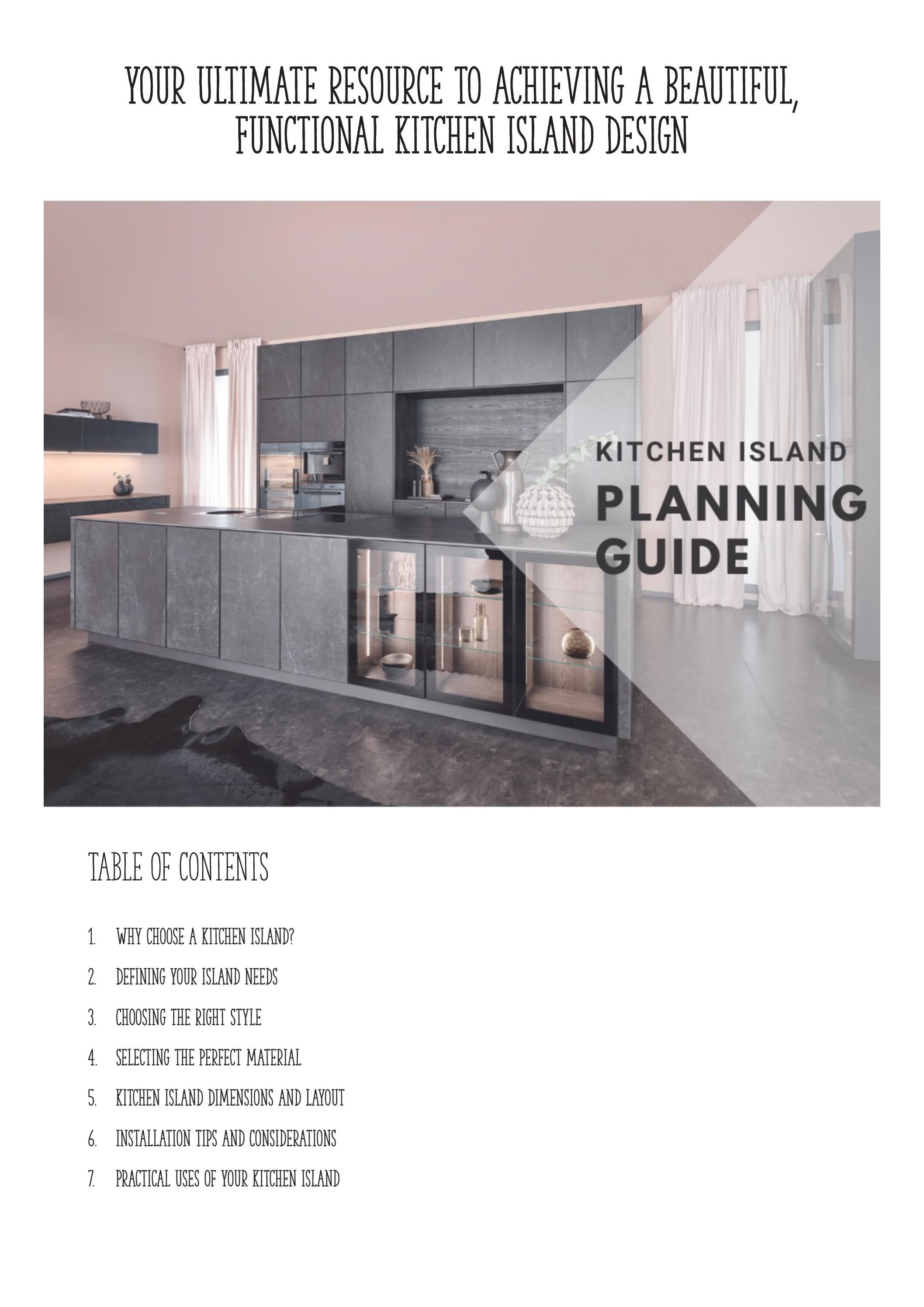 Kitchen Island Planning Guide by LWGB - Issuu