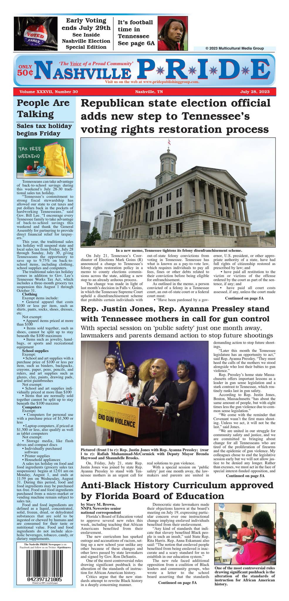 Nashville PRIDE July 28, 2023 by Nashville Pride Newspaper - Issuu