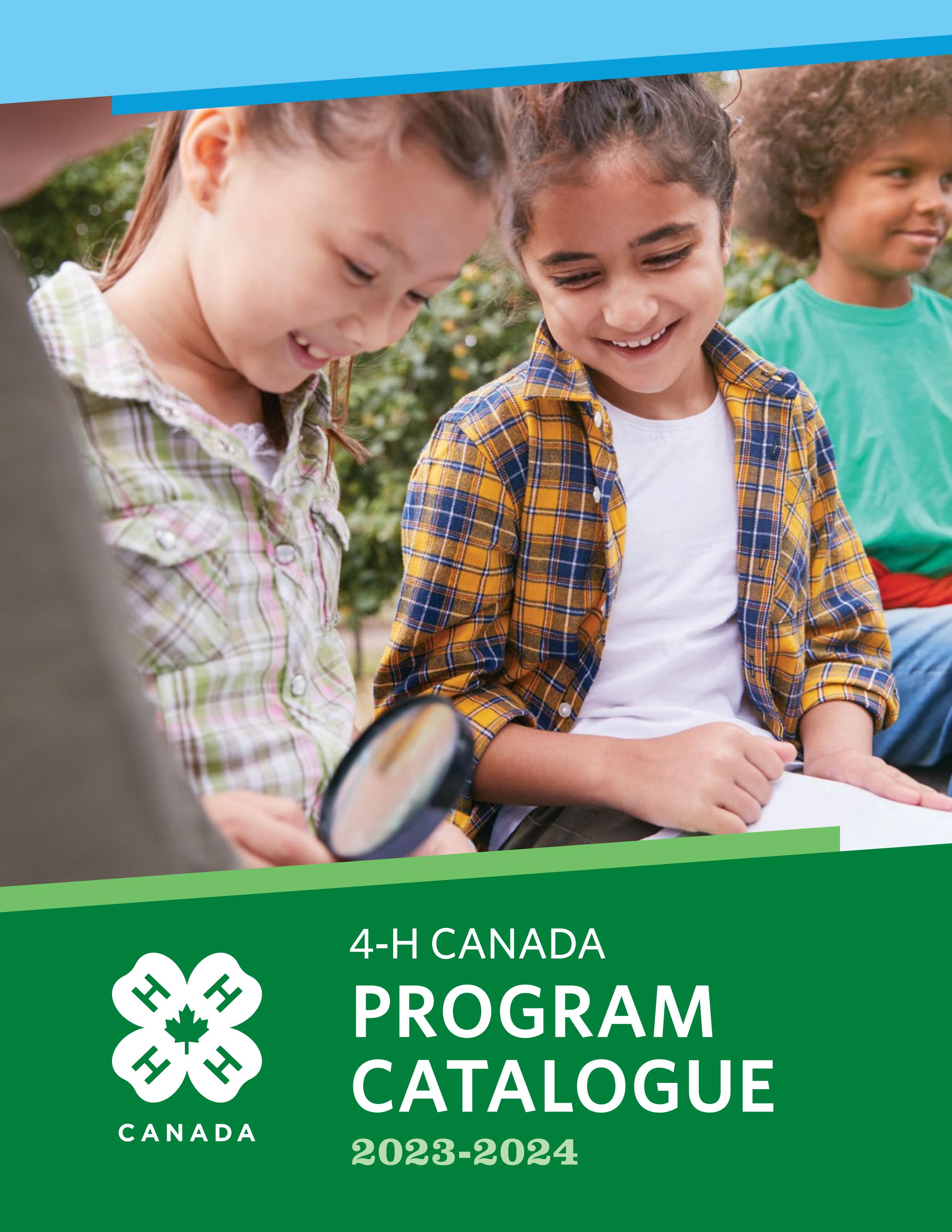 2023-2024 Program Catalogue by 4-H Canada - Issuu
