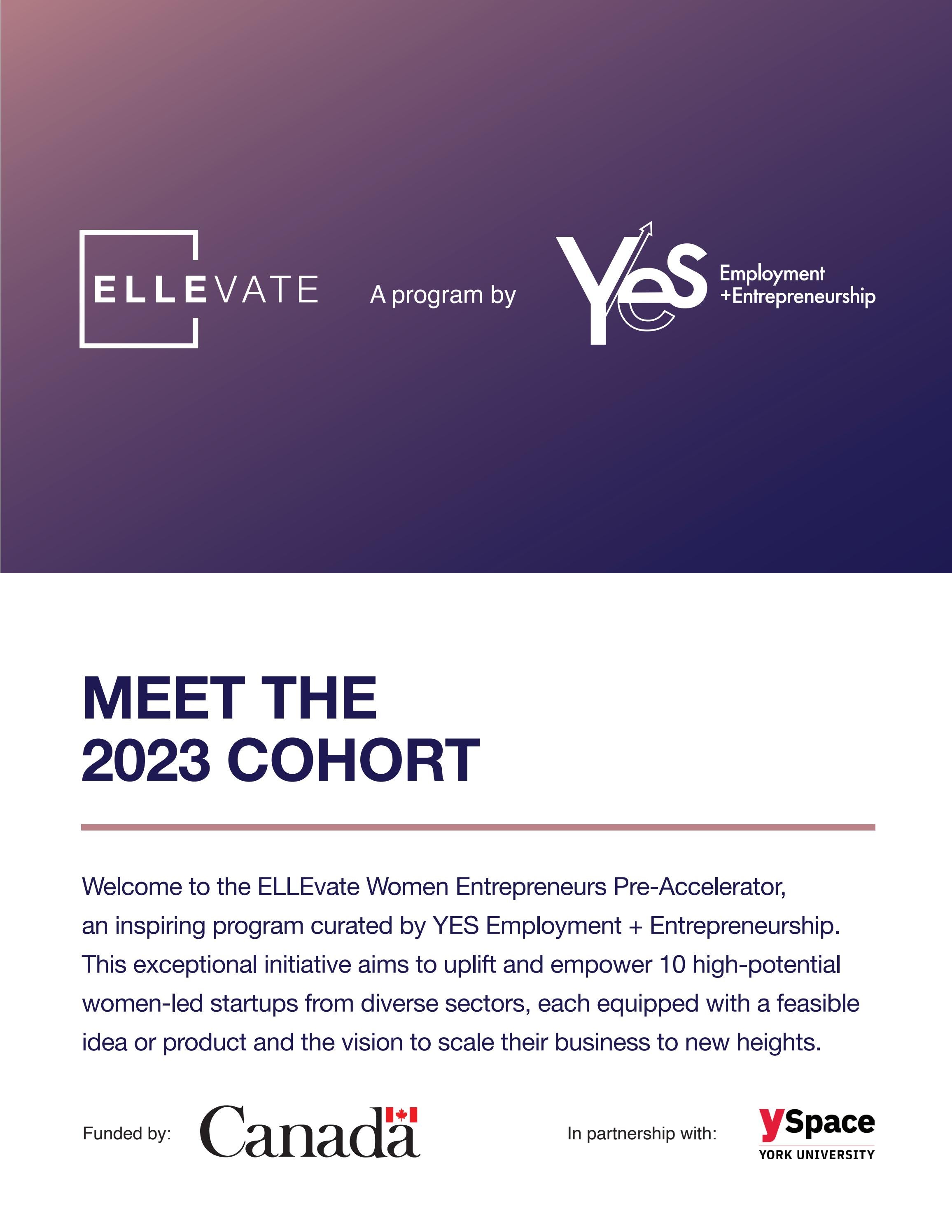 Meet the 2023 ELLEvate Women Entrepreneurs Pre-Accelerator Cohort by ...