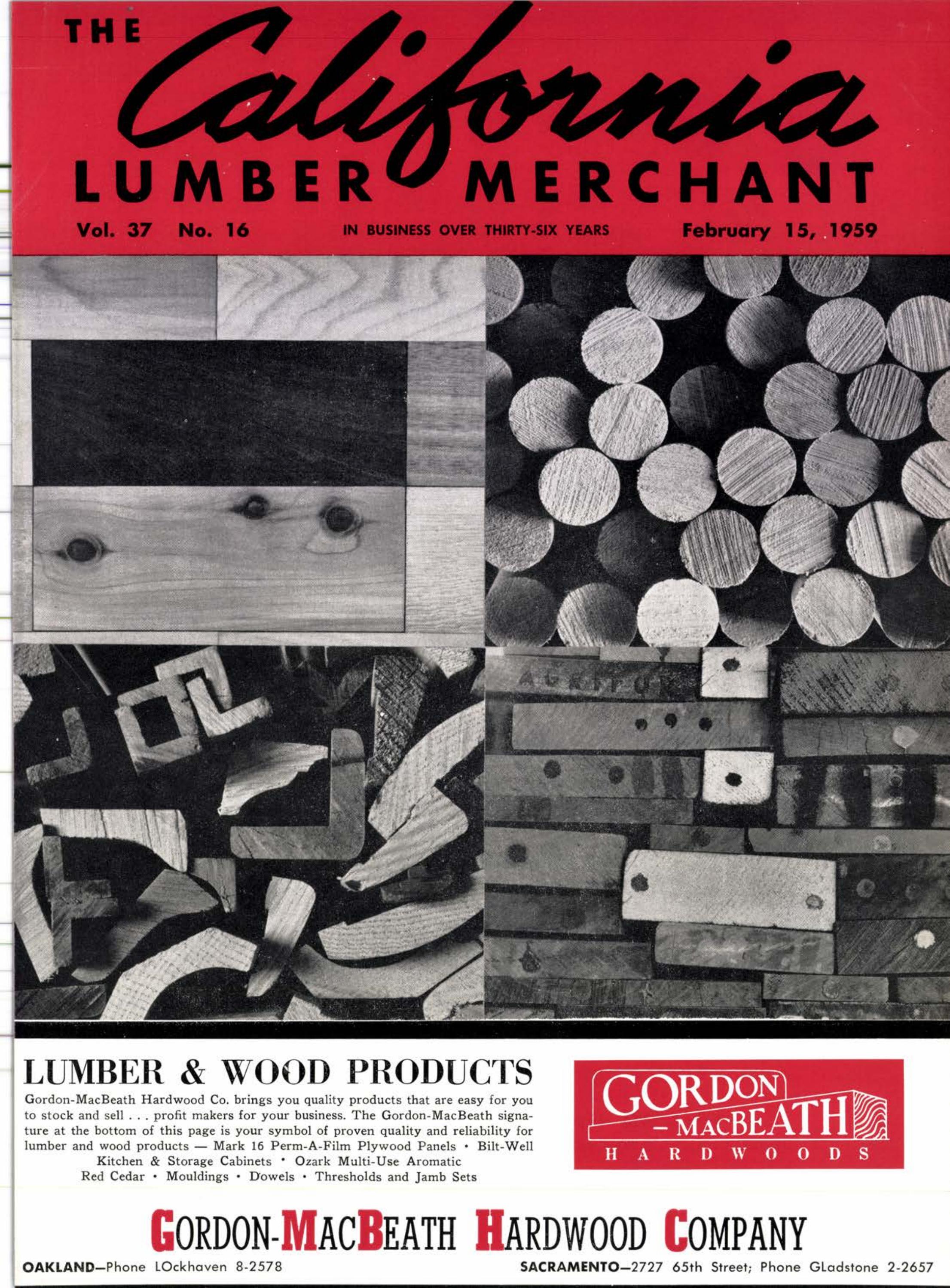 The California Lumber Merchant - February 1959 by 526 Media Group - Issuu