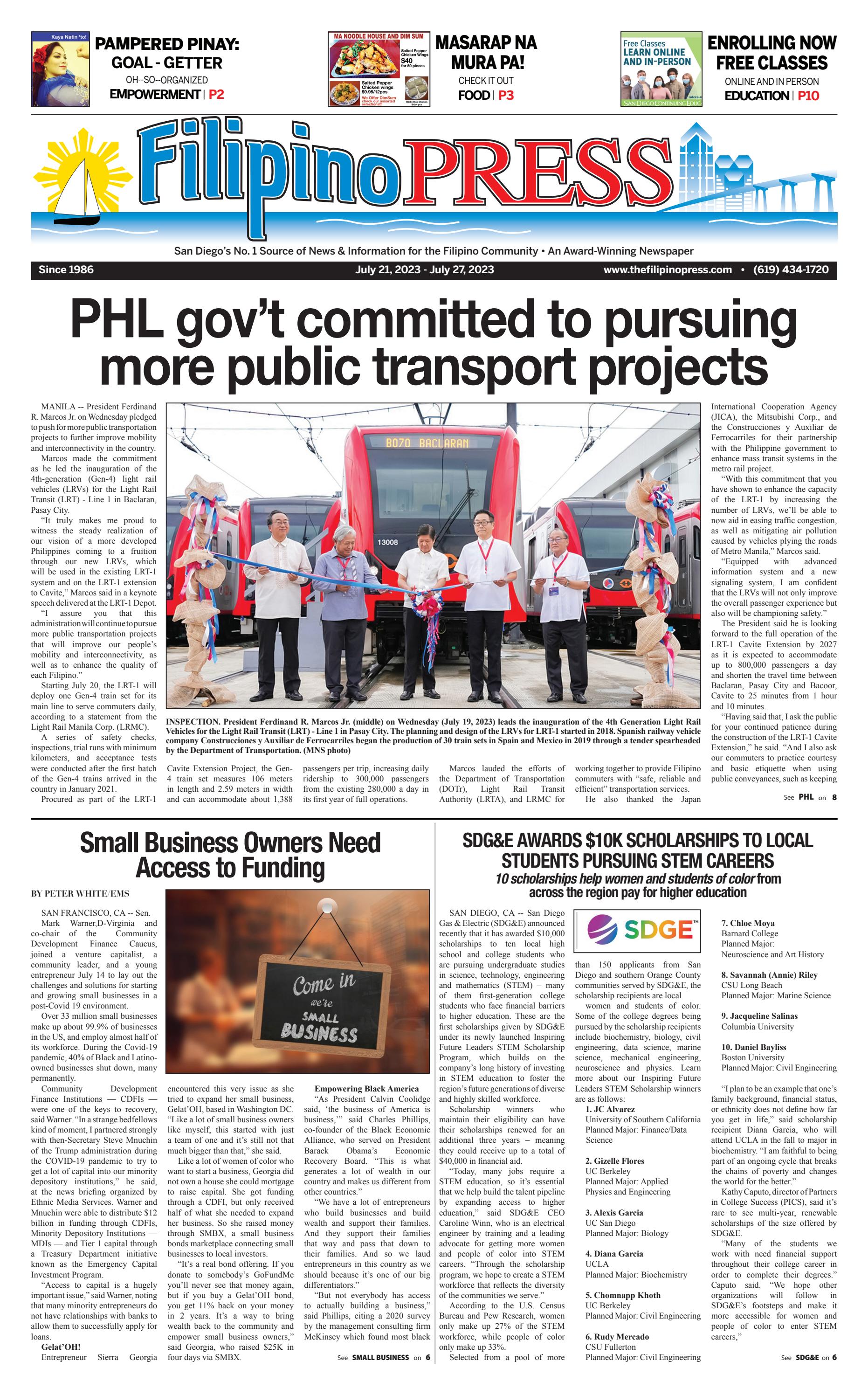 The Filipino Press: July 21-27, 2023 by The Filipino Press - Issuu