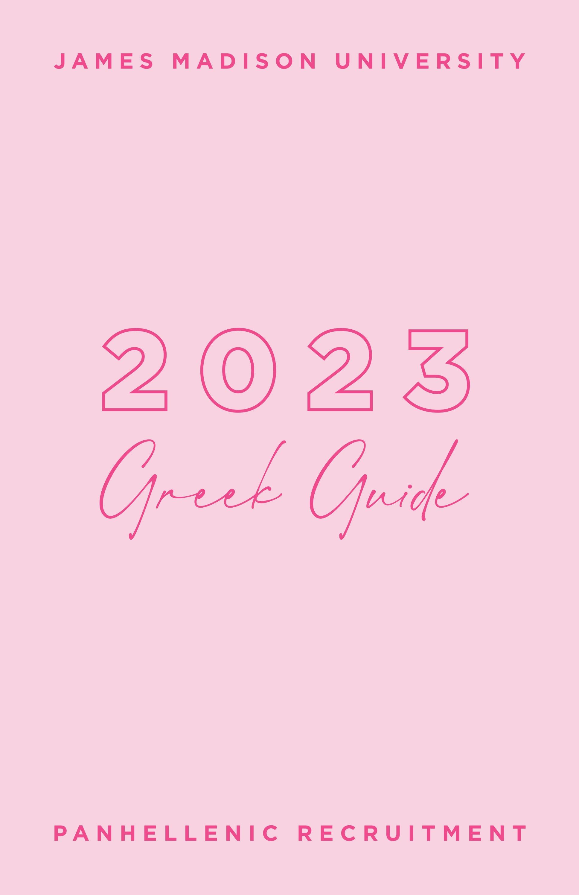 2023 Formal Recruitment Greek Guide by Panhellenic Council - Issuu