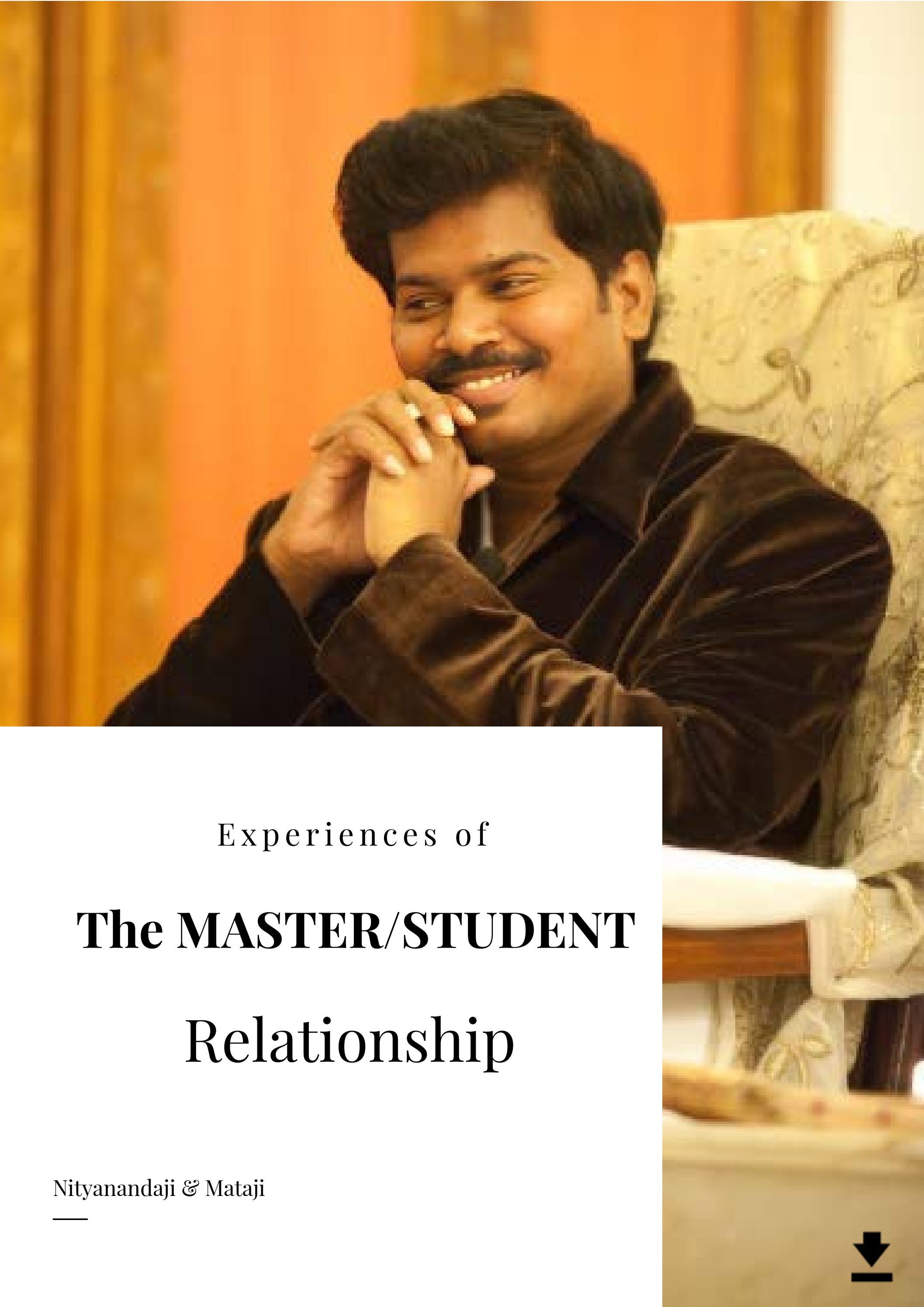 Experiences of the Master - Student Relationship by Divine Mother ...