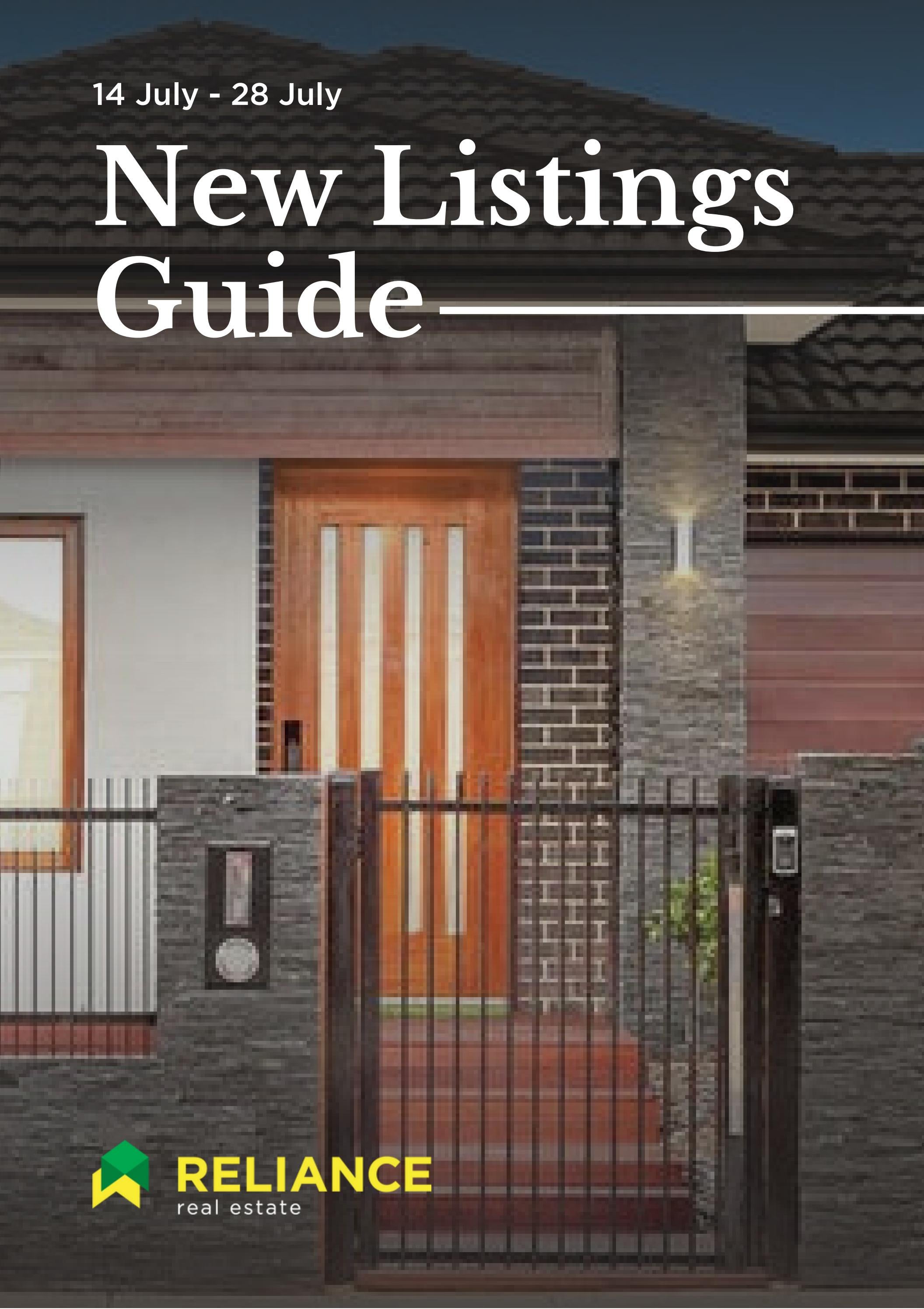 New Listings Guide 28 July by Reliance Real Estate - Issuu