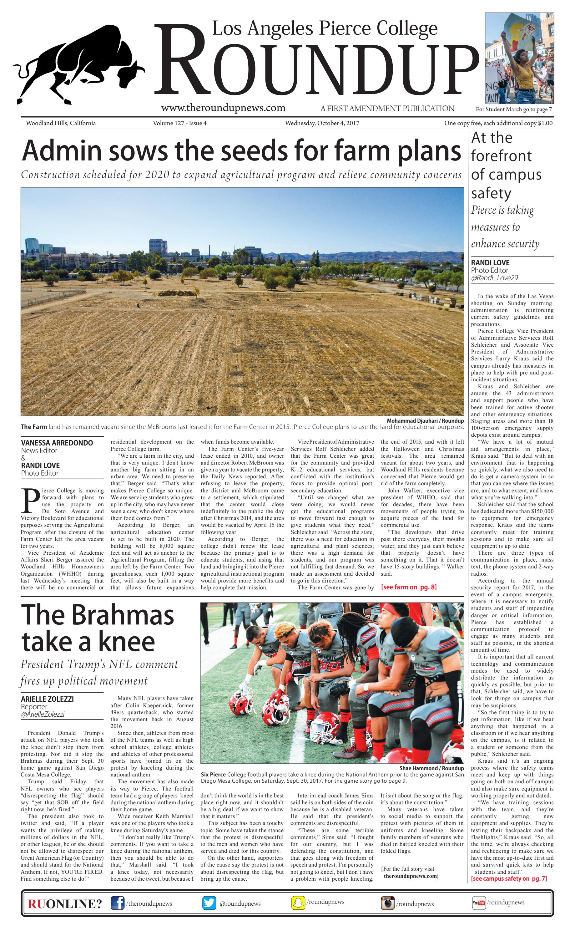 Volume 127 Fall 2017 Roundup Issue 4 by Pierce College Publications - Issuu