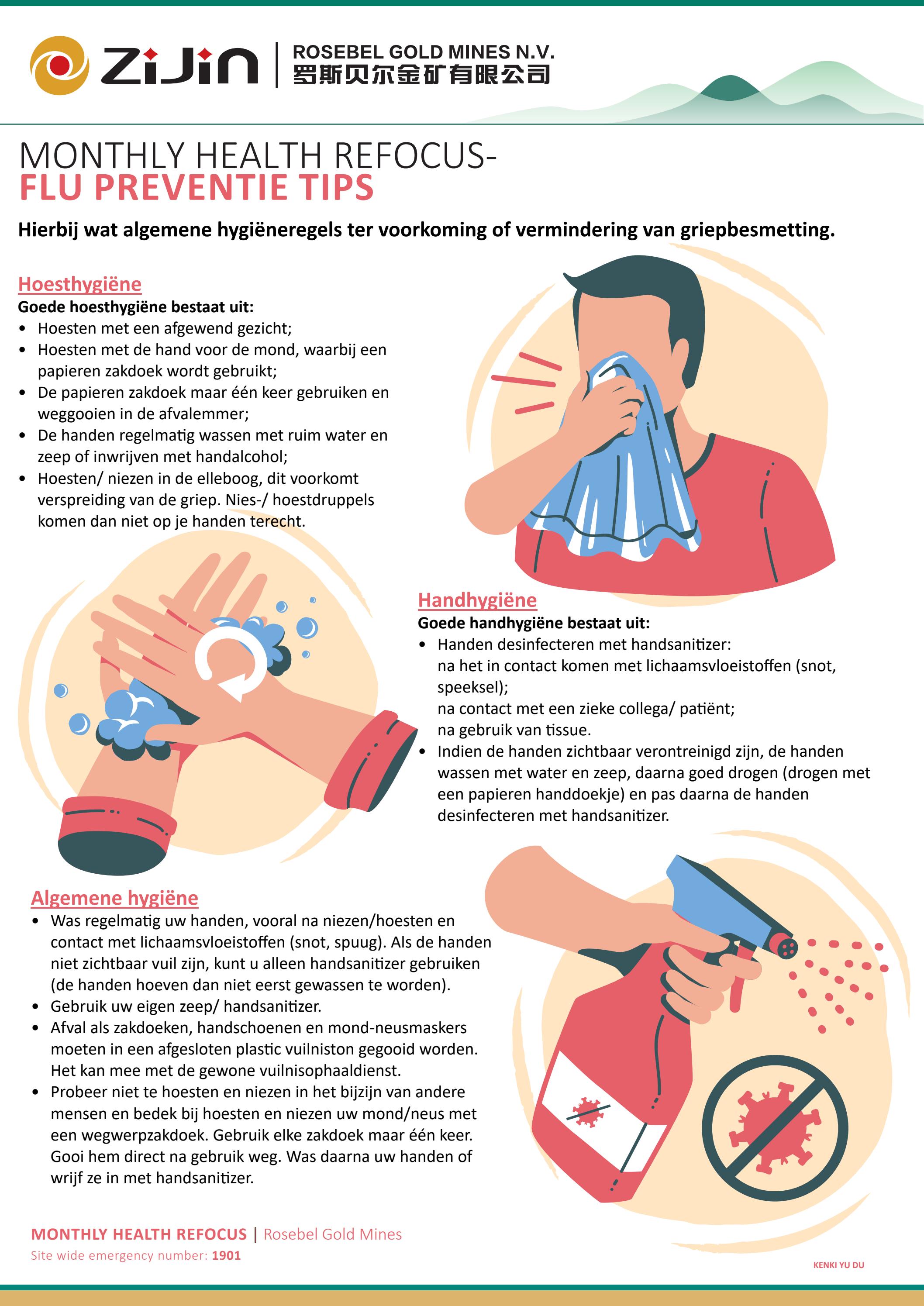 Healthy Refocus- Flu prevention by Rosebel Gold Mines RGM - Issuu