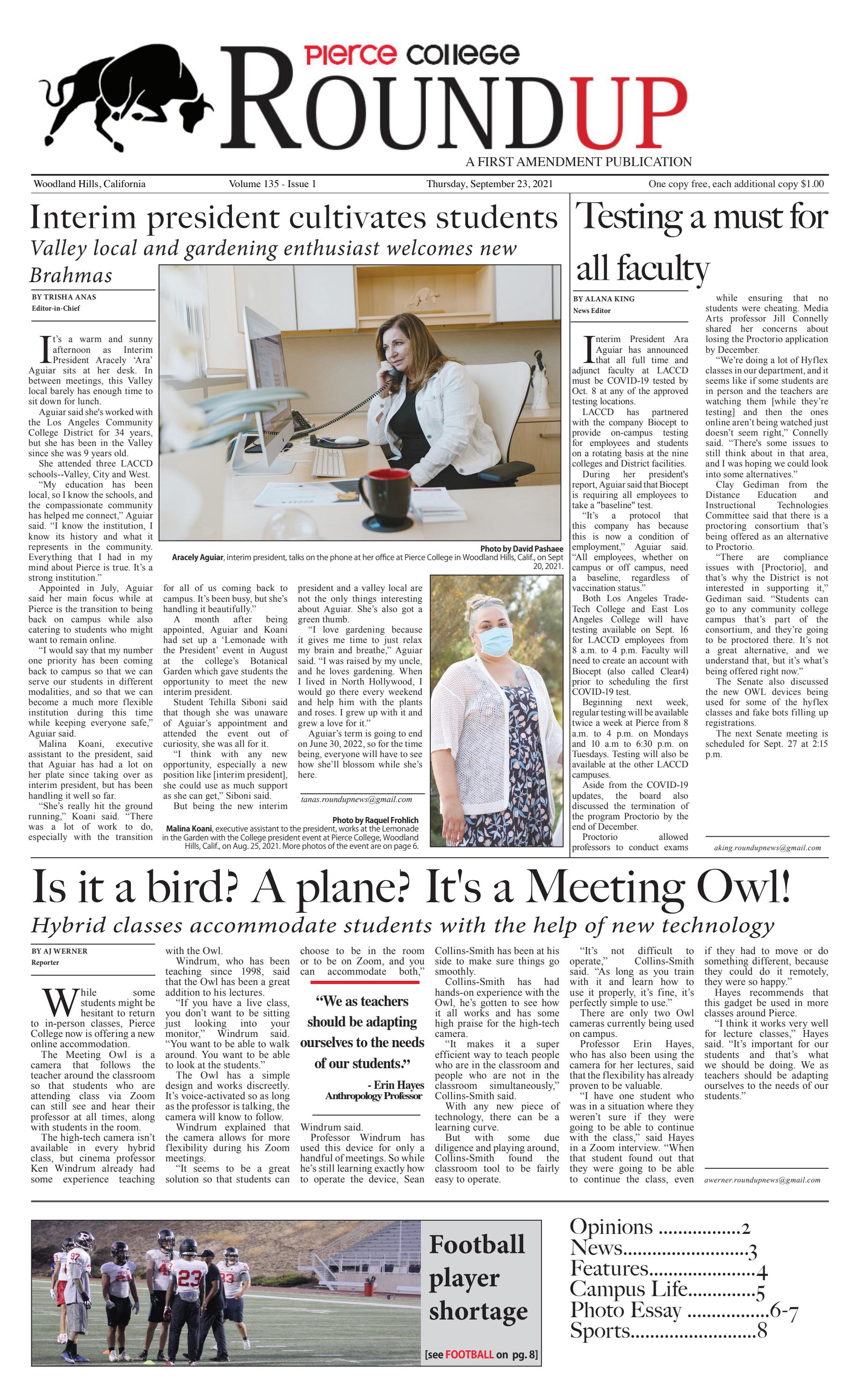 Volume 135 Fall 2021 Roundup Issue 1 by Pierce College Publications - Issuu