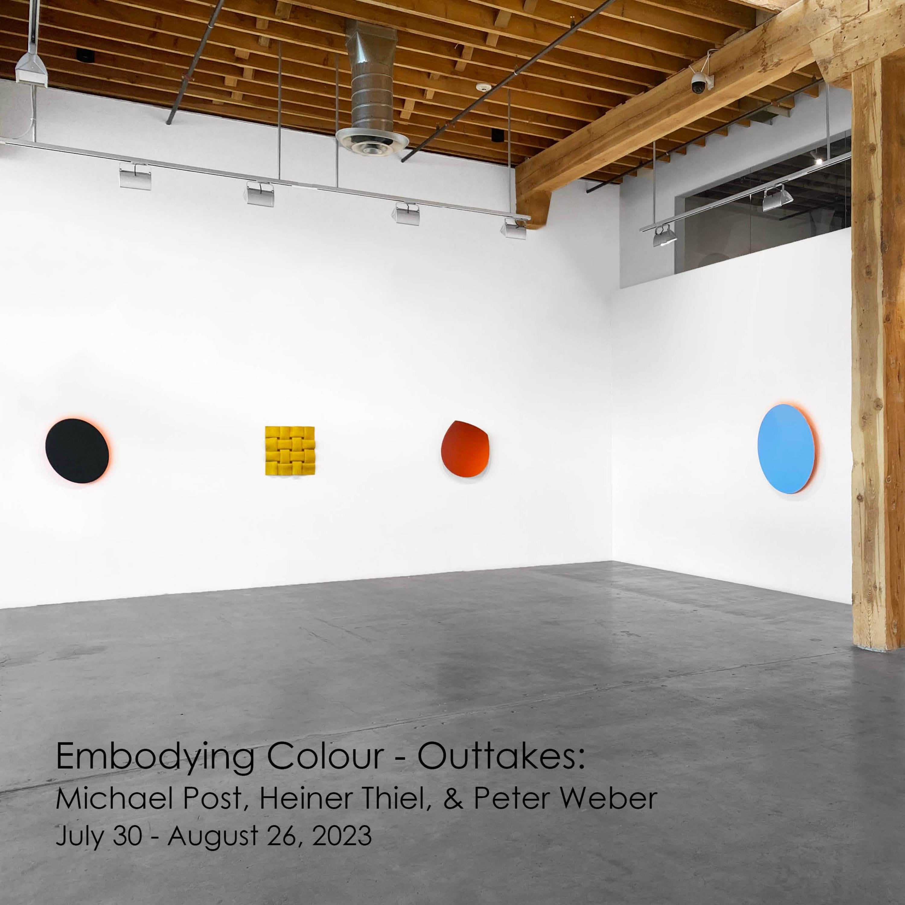 Embodying Colour - Outtakes: Michael Post, Heiner Thiel, & Peter Weber ...