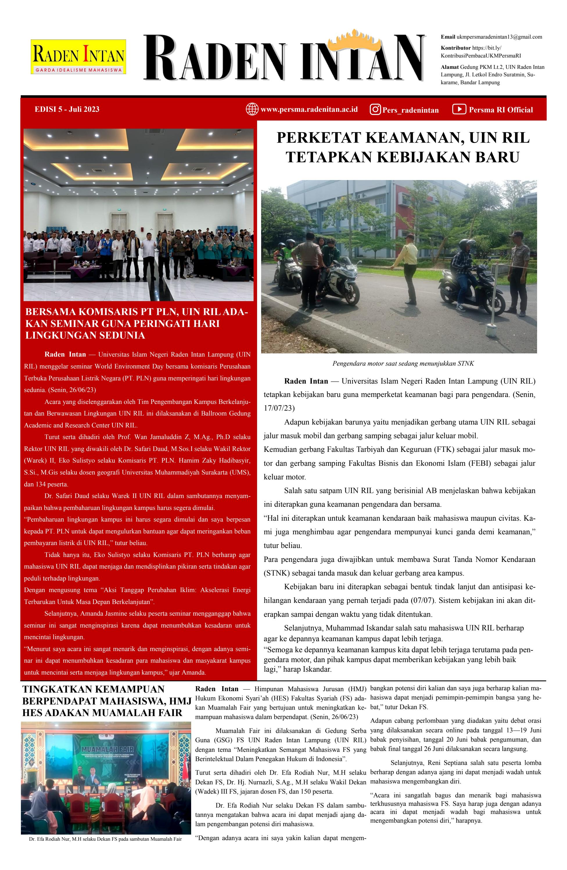 E-Koran Edisi V by Archieve Gita - Issuu