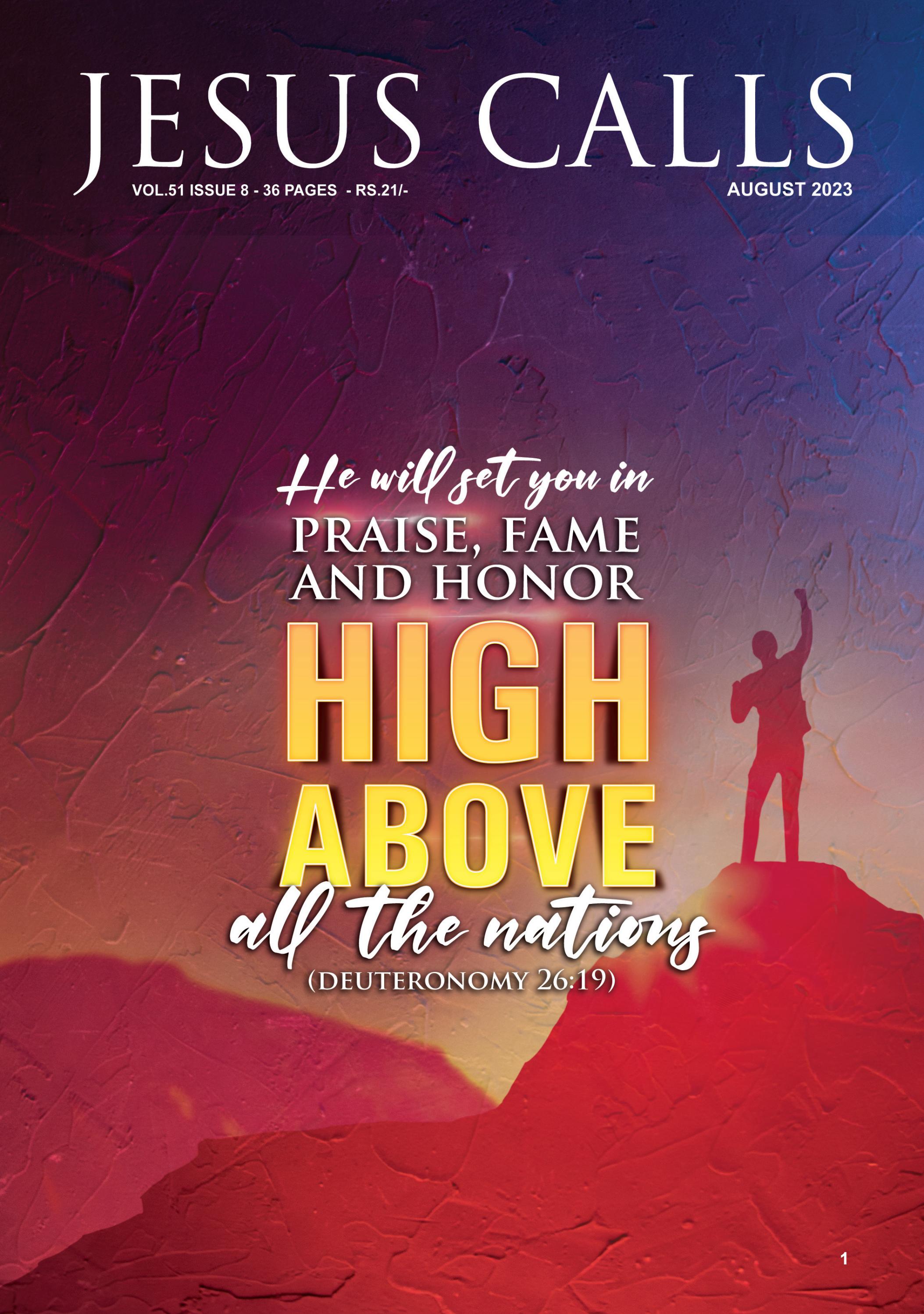 JESUS CALLS AUGUST 2023 ENGLISH by Jesus Calls - Issuu