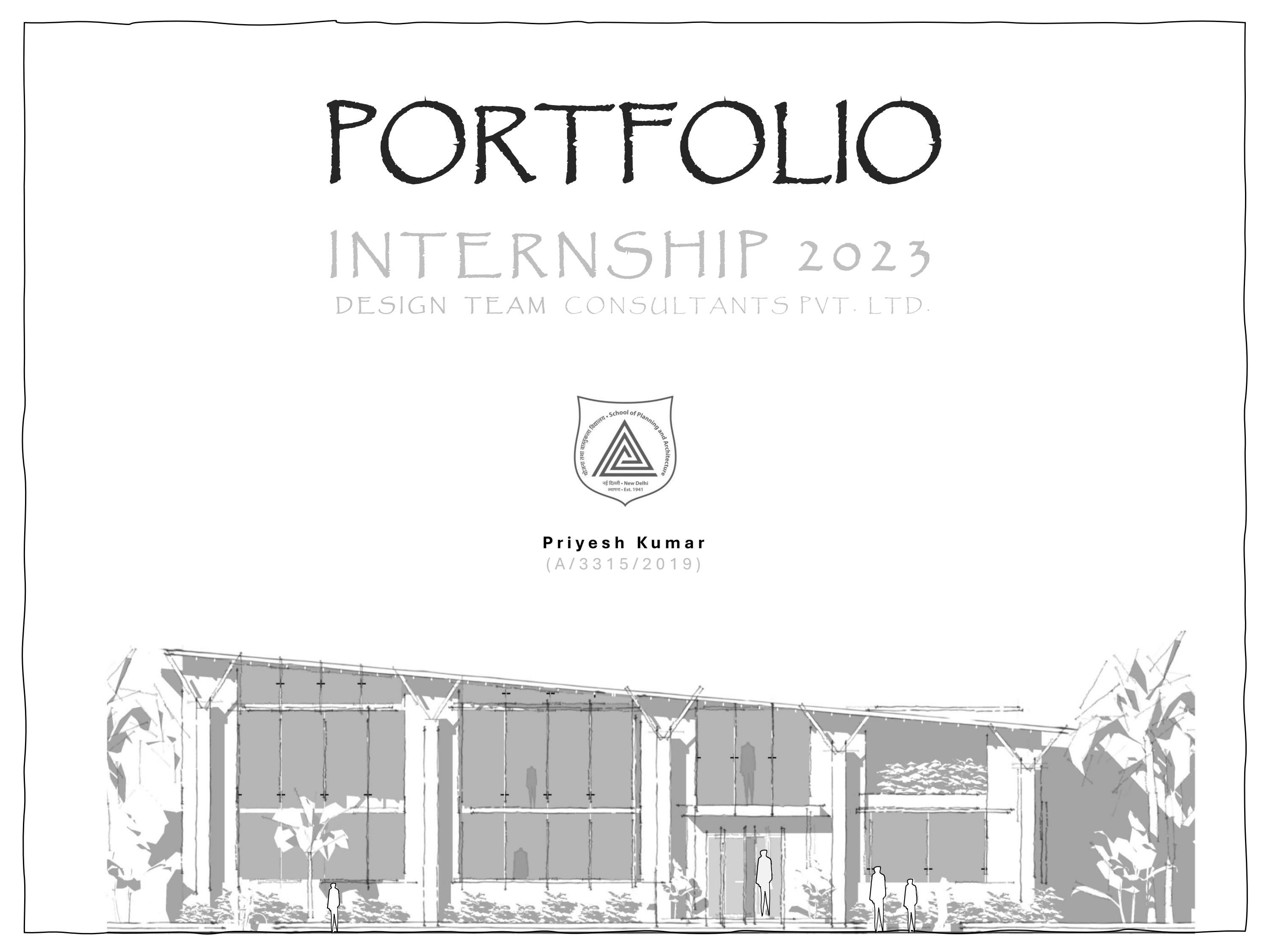Internship Portfolio _Priyesh Kumar SPA Delhi (2023) by Priyesh Kumar ...