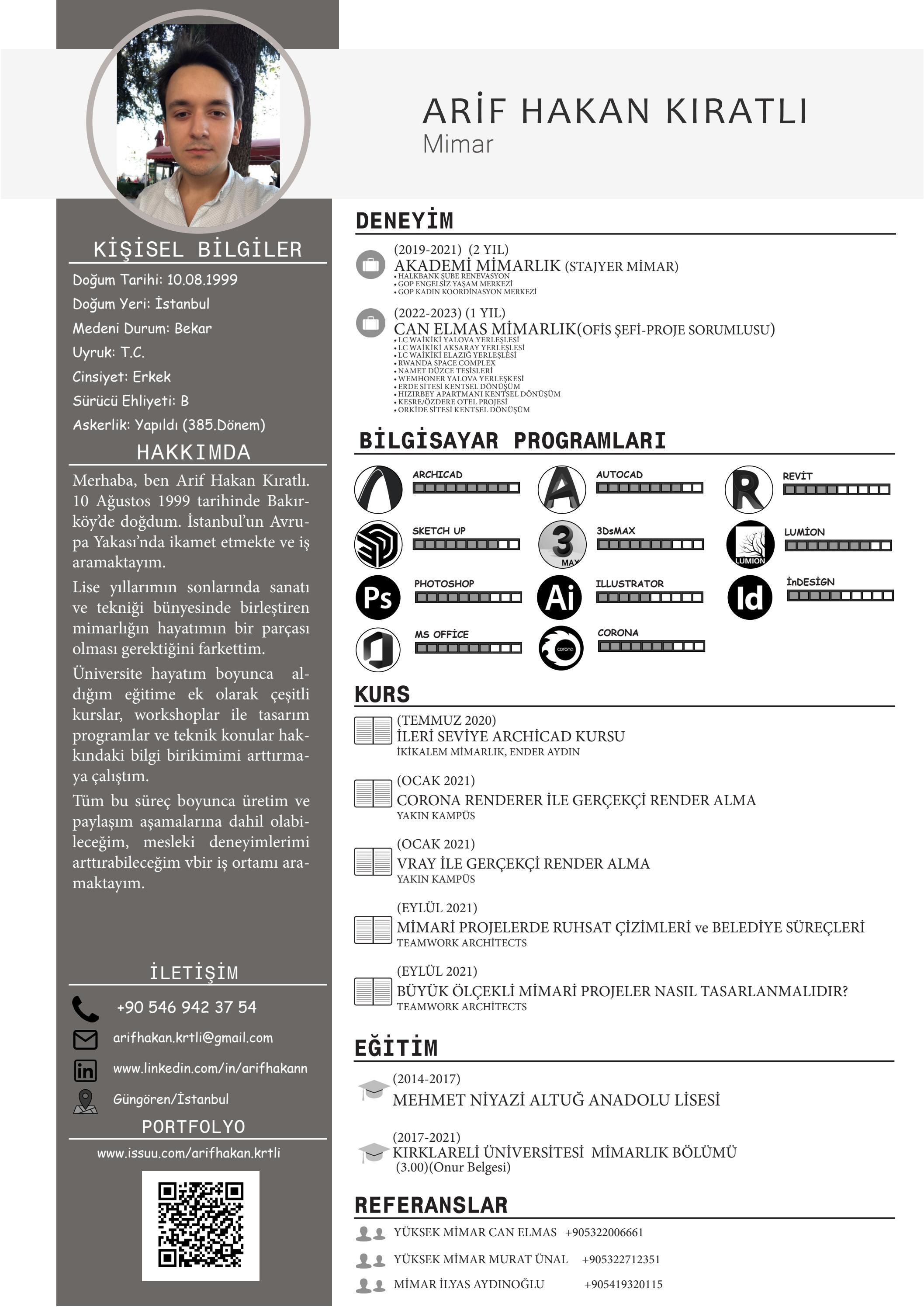 Arif Hakan Kıratlı Cv by arifhakan.krtli - Issuu