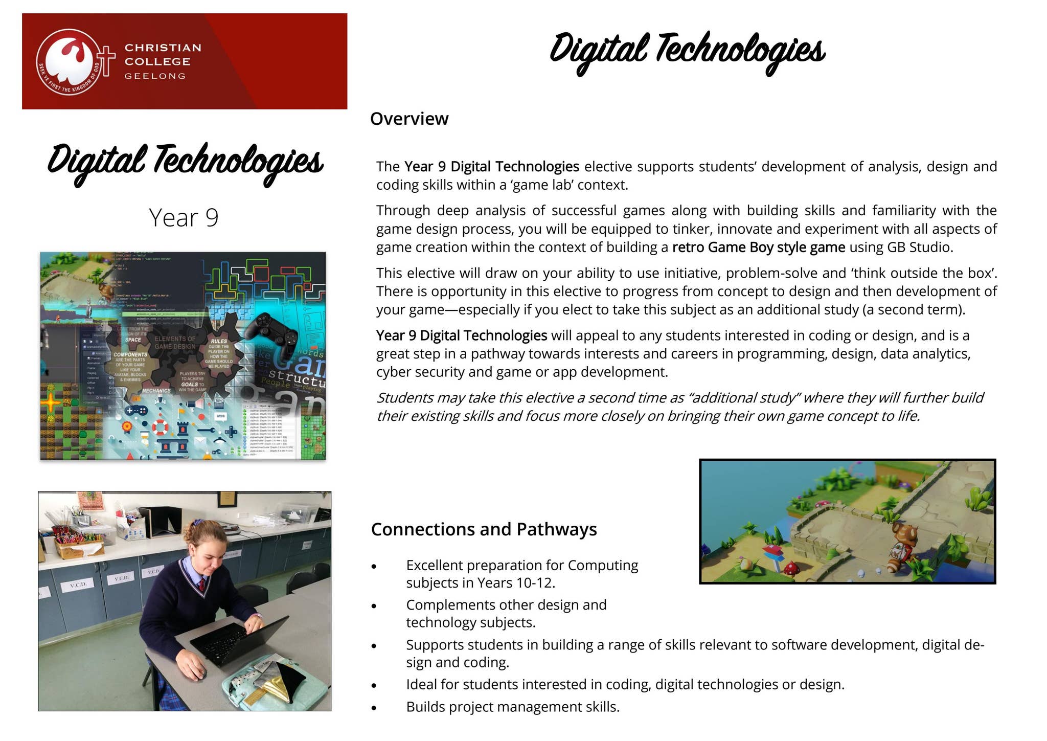 Digital Technologies - Year 9 by Christian College Geelong - Issuu