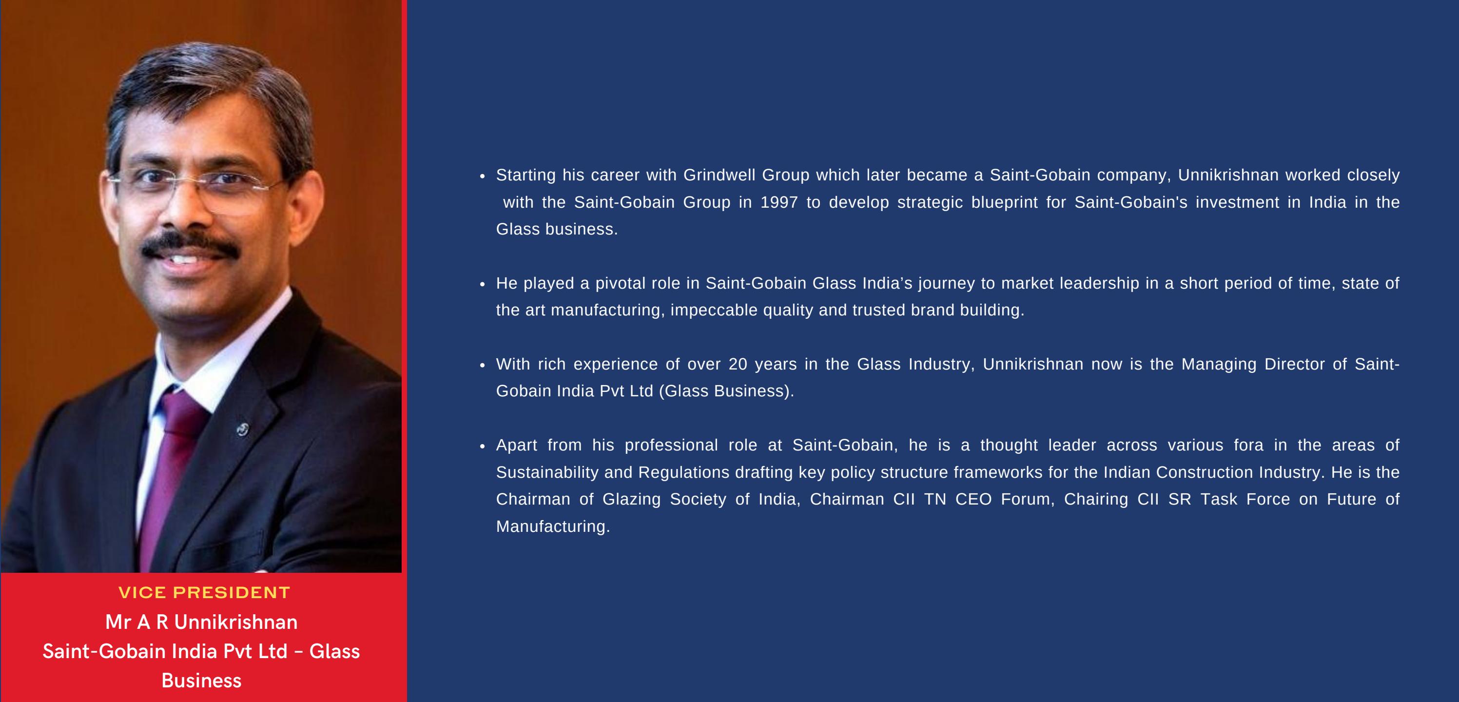 A R Unnikrishnan - profile by Madras Management Association - Issuu