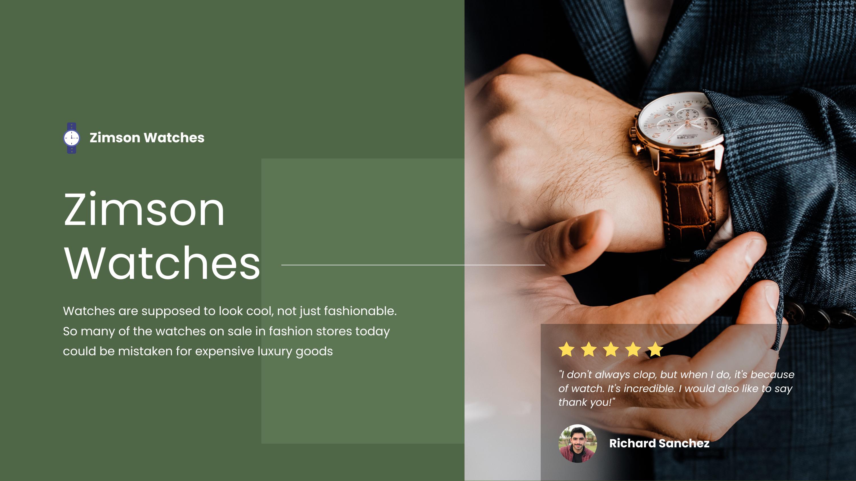 Zimson Watches: Buy Genuine Luxury Watches Online in India by Antique ...