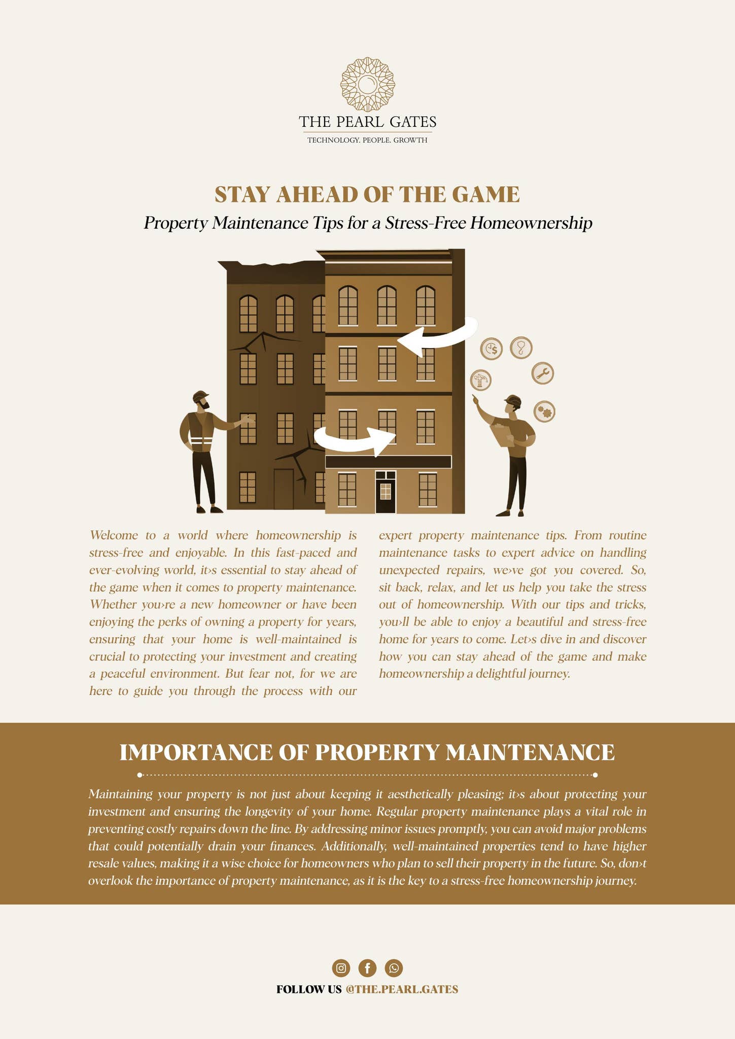 Property Maintenance Tips for a Stress-Free Homeownership - STAY AHEAD ...