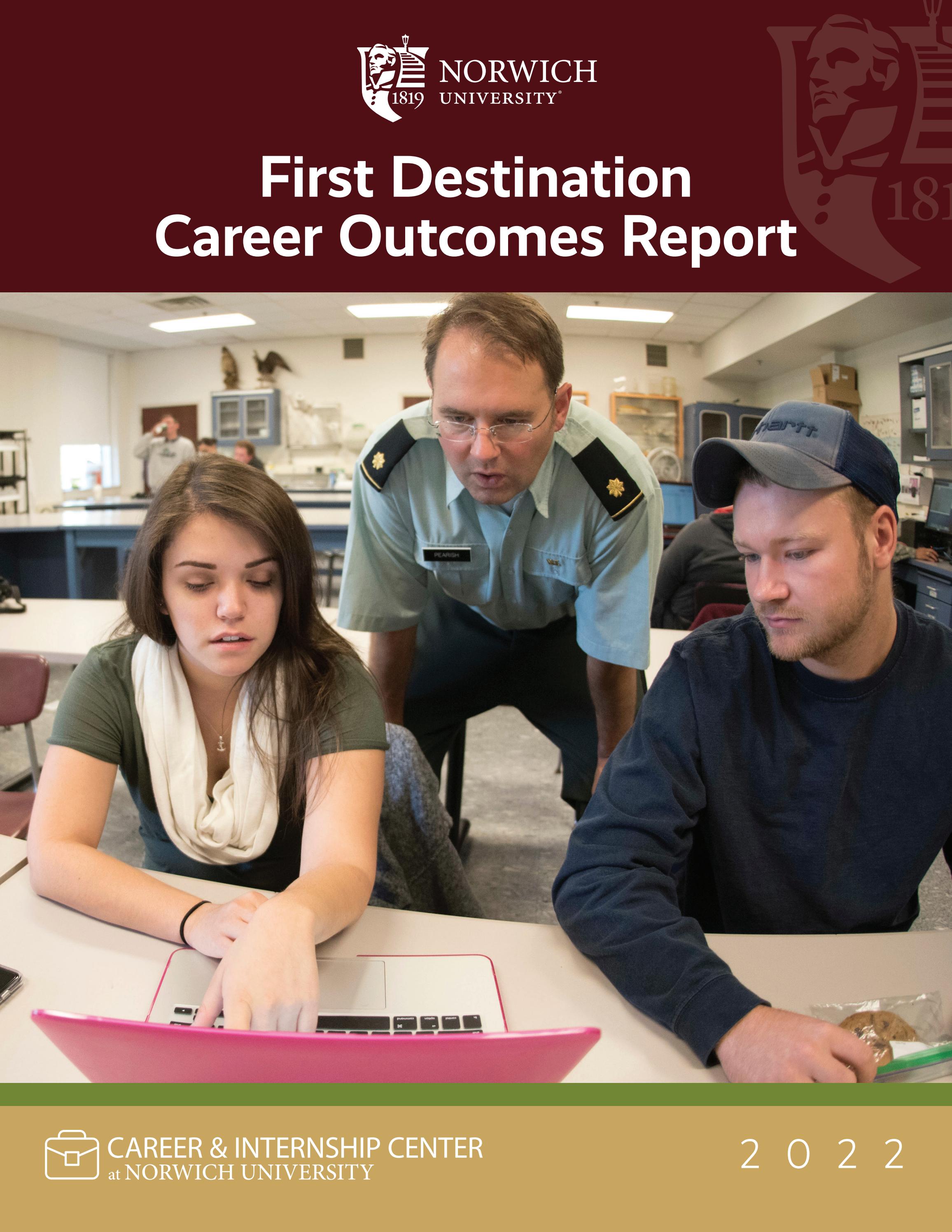 First Destination Survey Outcomes Report 2022 by Norwich University - Issuu