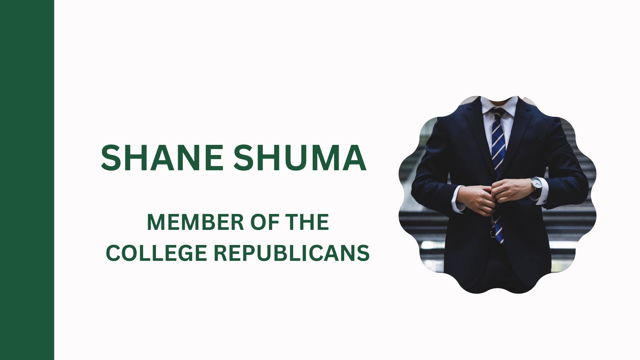 Shane Shuma - Member Of The College Republicans by Shane Shuma - Issuu