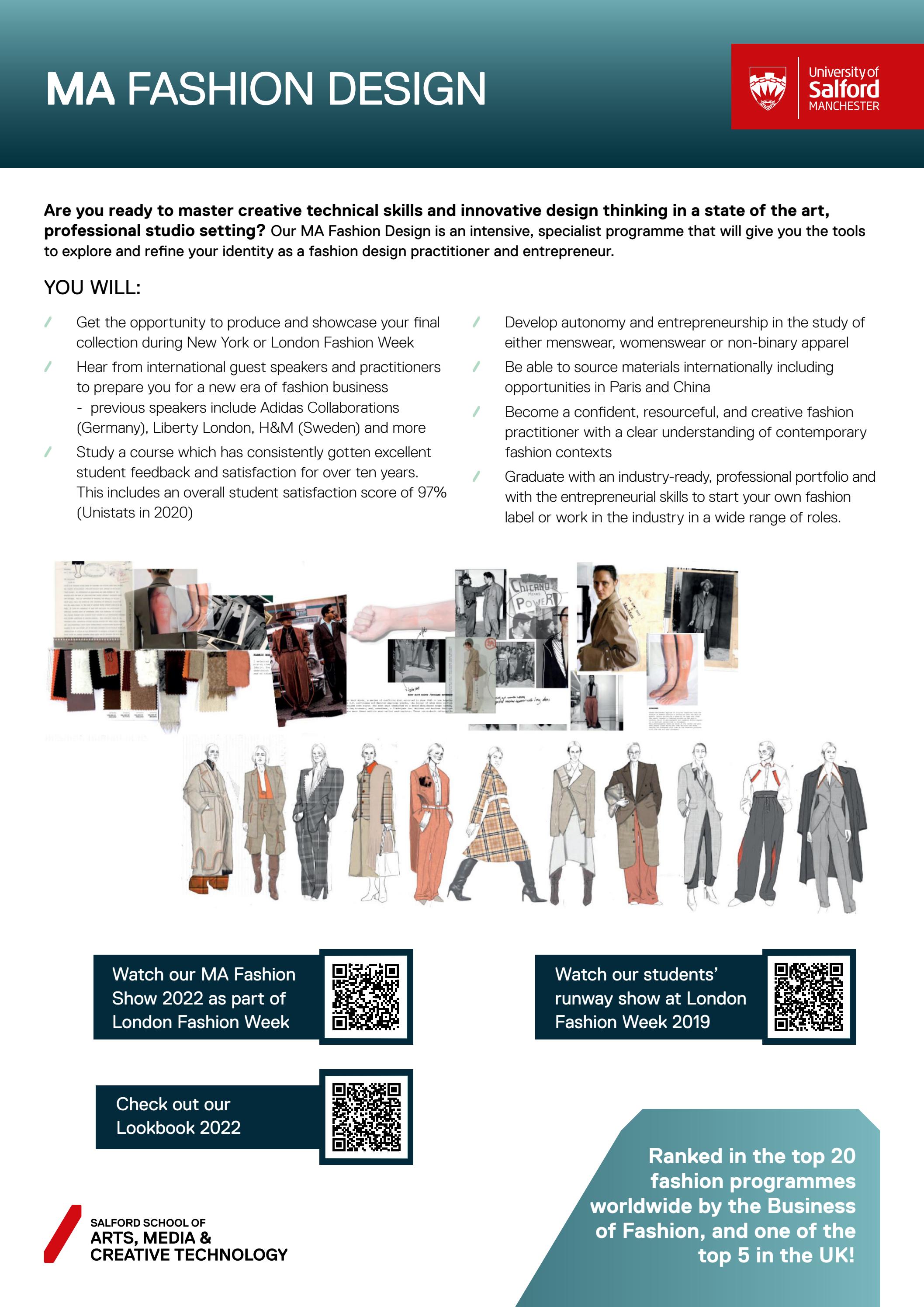 University of Salford: MA Fashion Design by University of Salford - Issuu