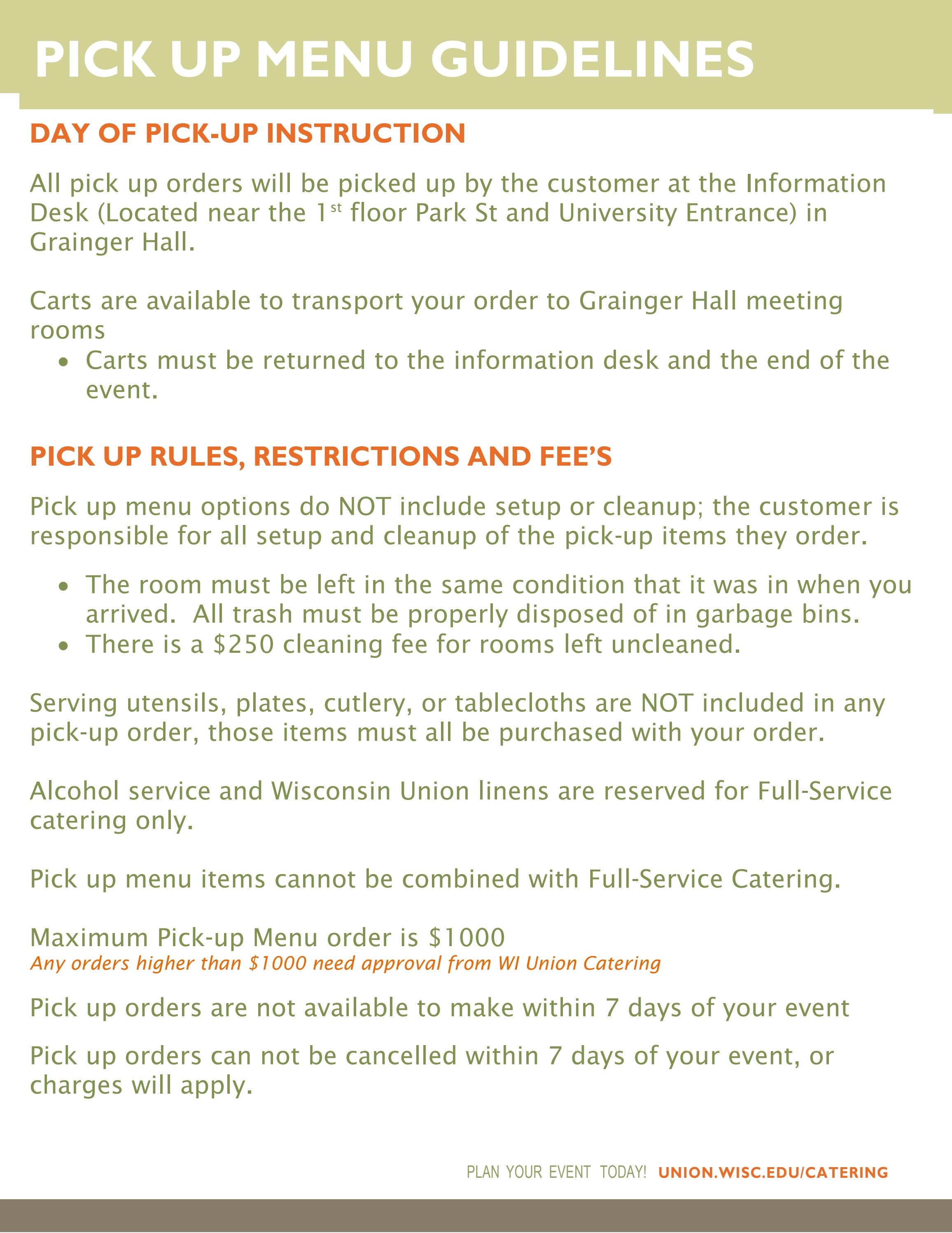 Grainger Pick Up Menu 2023 by Wisconsin Union - Issuu