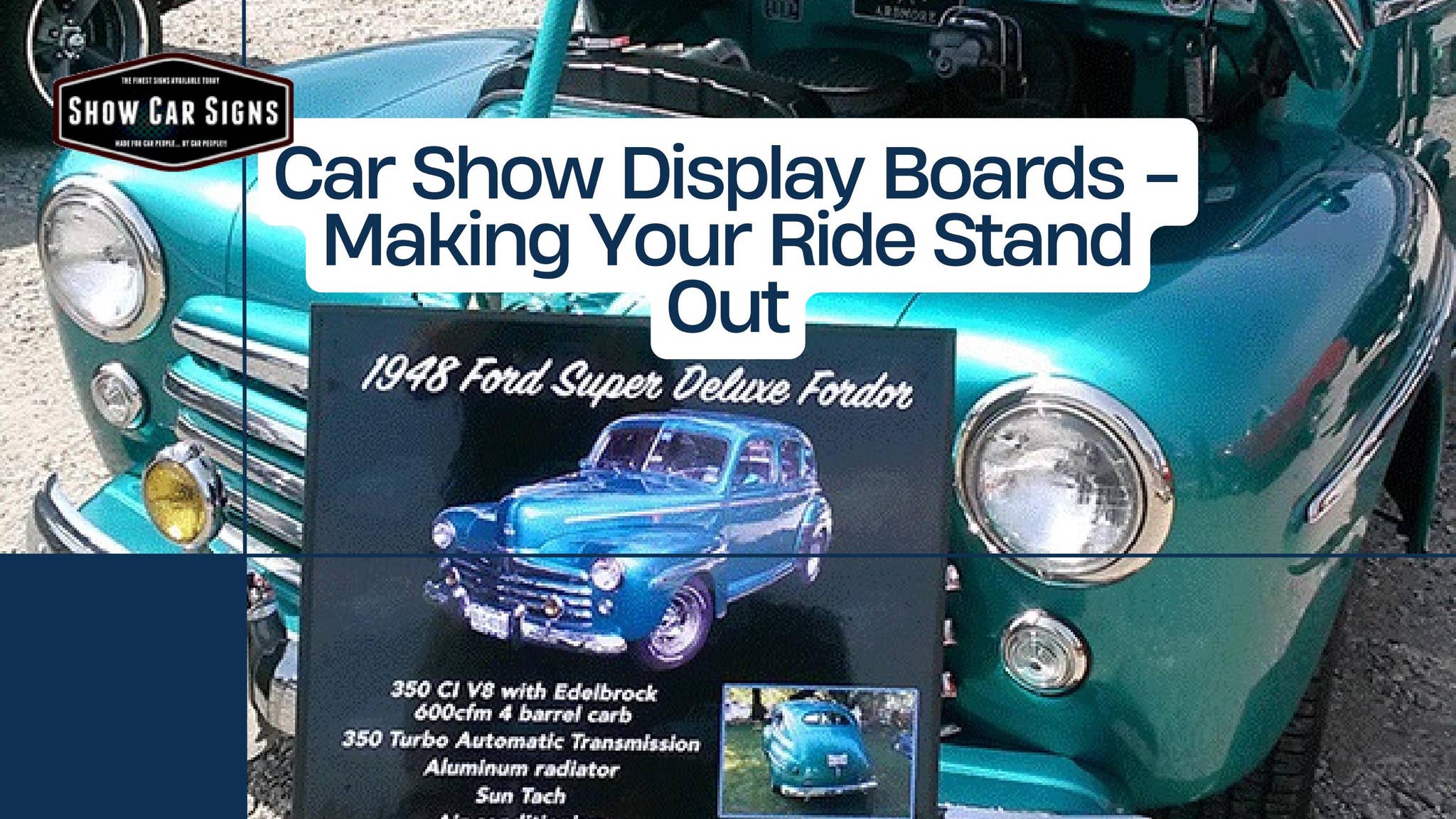Show Car Signs: Innovative Car Show Display Ideas and Boards by Emily Watson - Issuu