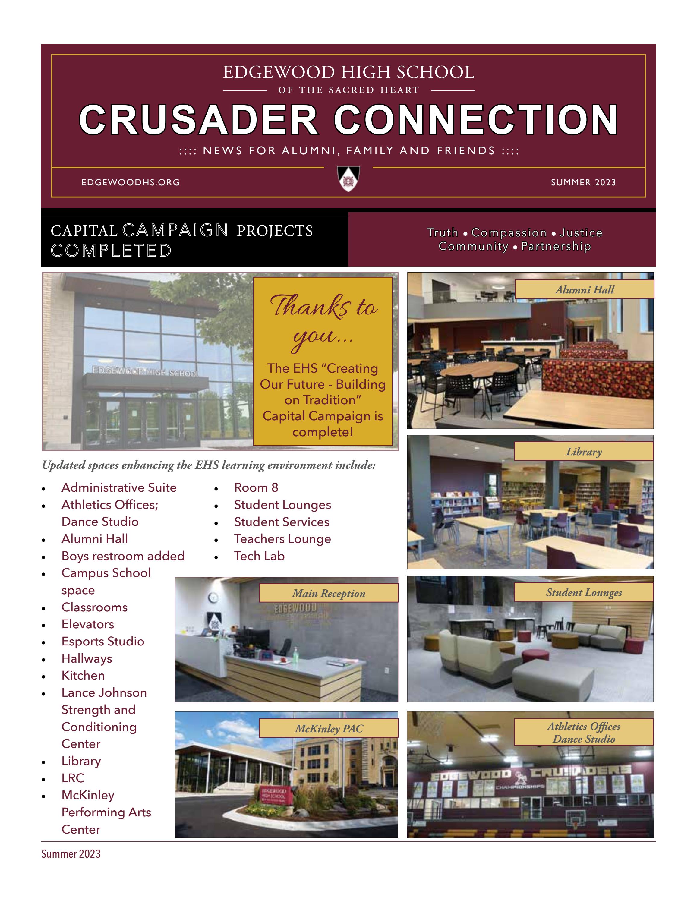 Summer 2023 Crusader Connection by Edgewood High School - Issuu