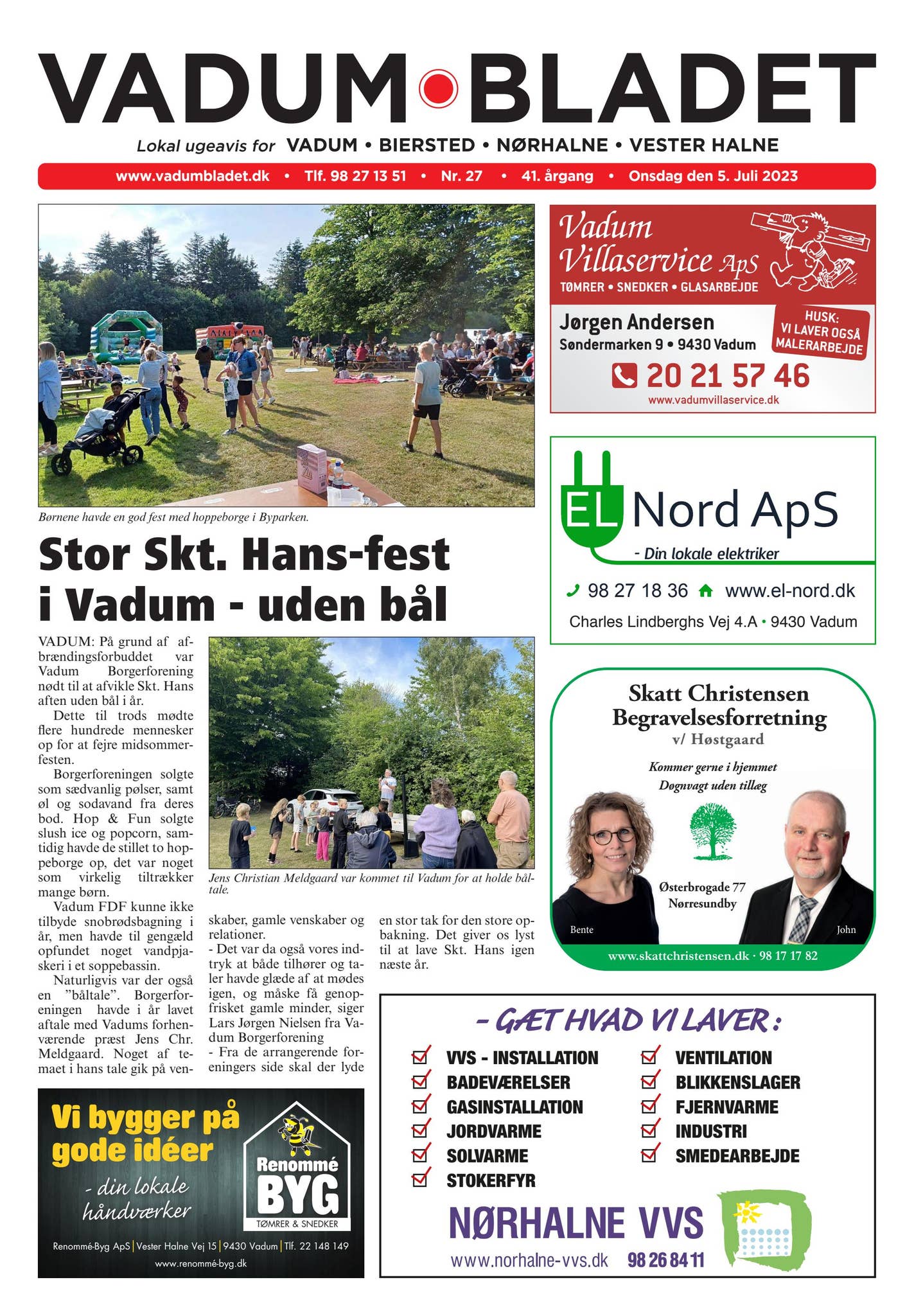Vadum Bladet nr. 27 - 2023 by Vadum Bladet - Issuu