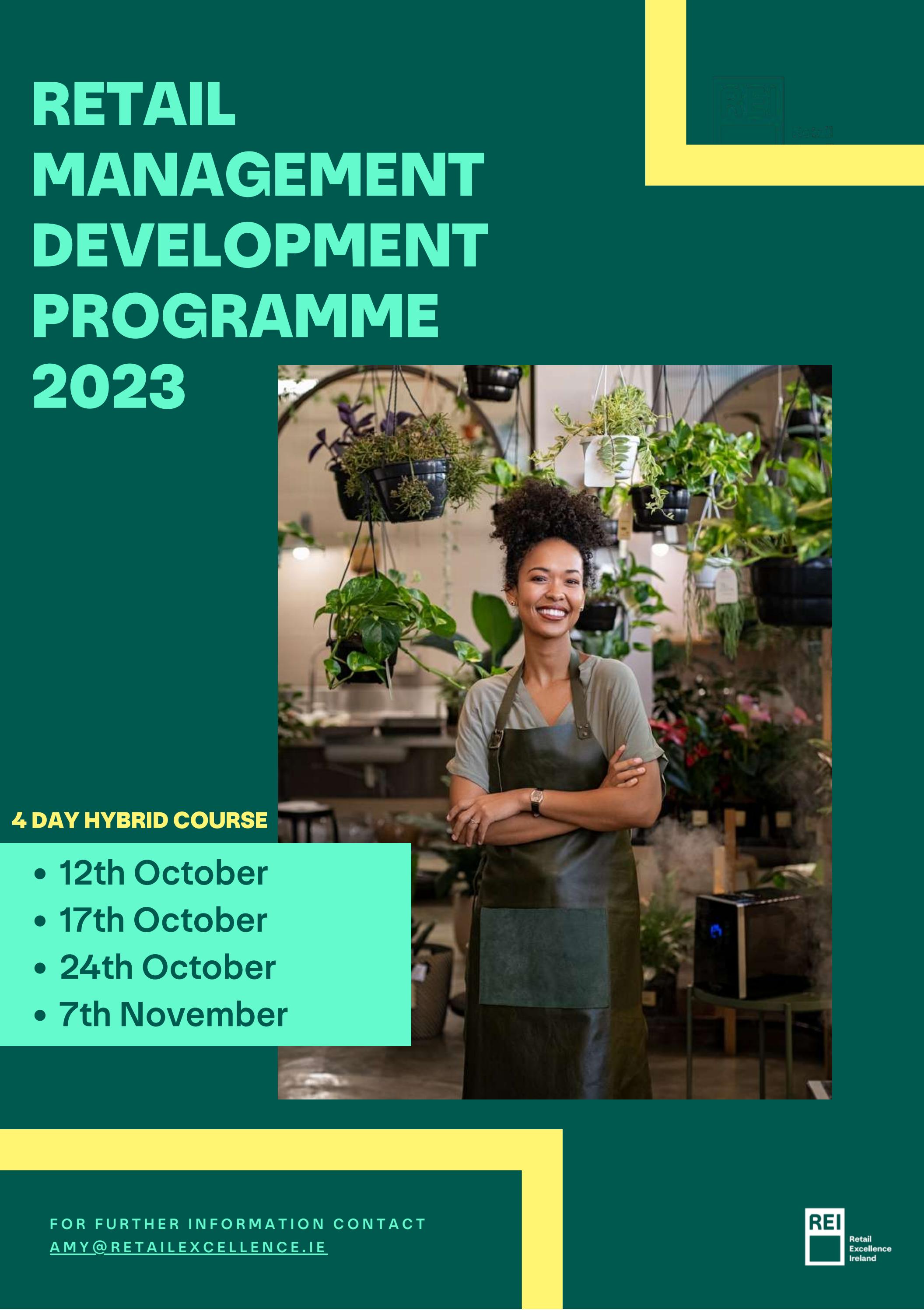 Retail Management Development Programme Autumn 2023 by Retail Excellence - Issuu
