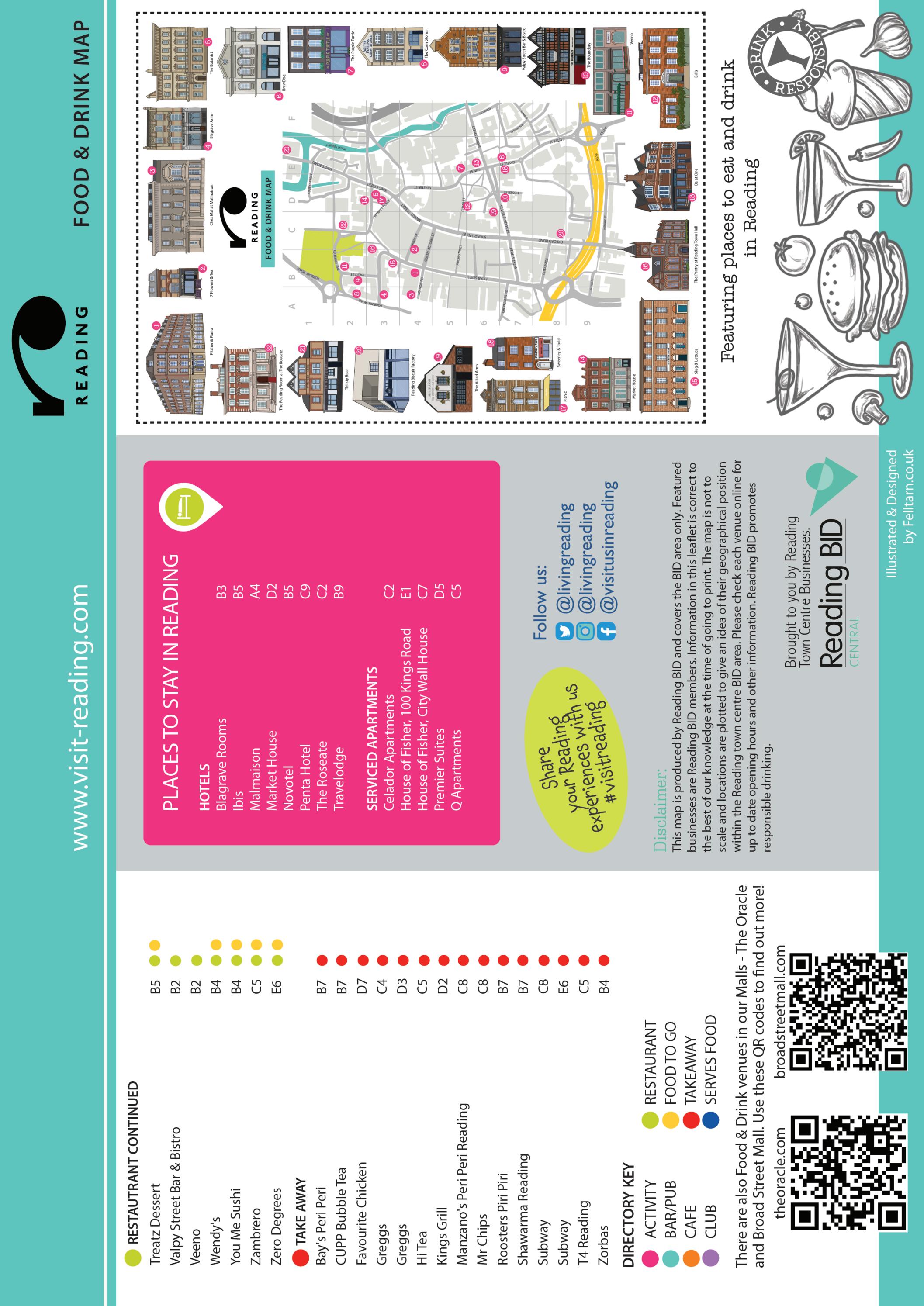 Reading's Food and Drink Map by ReadingBID - Issuu